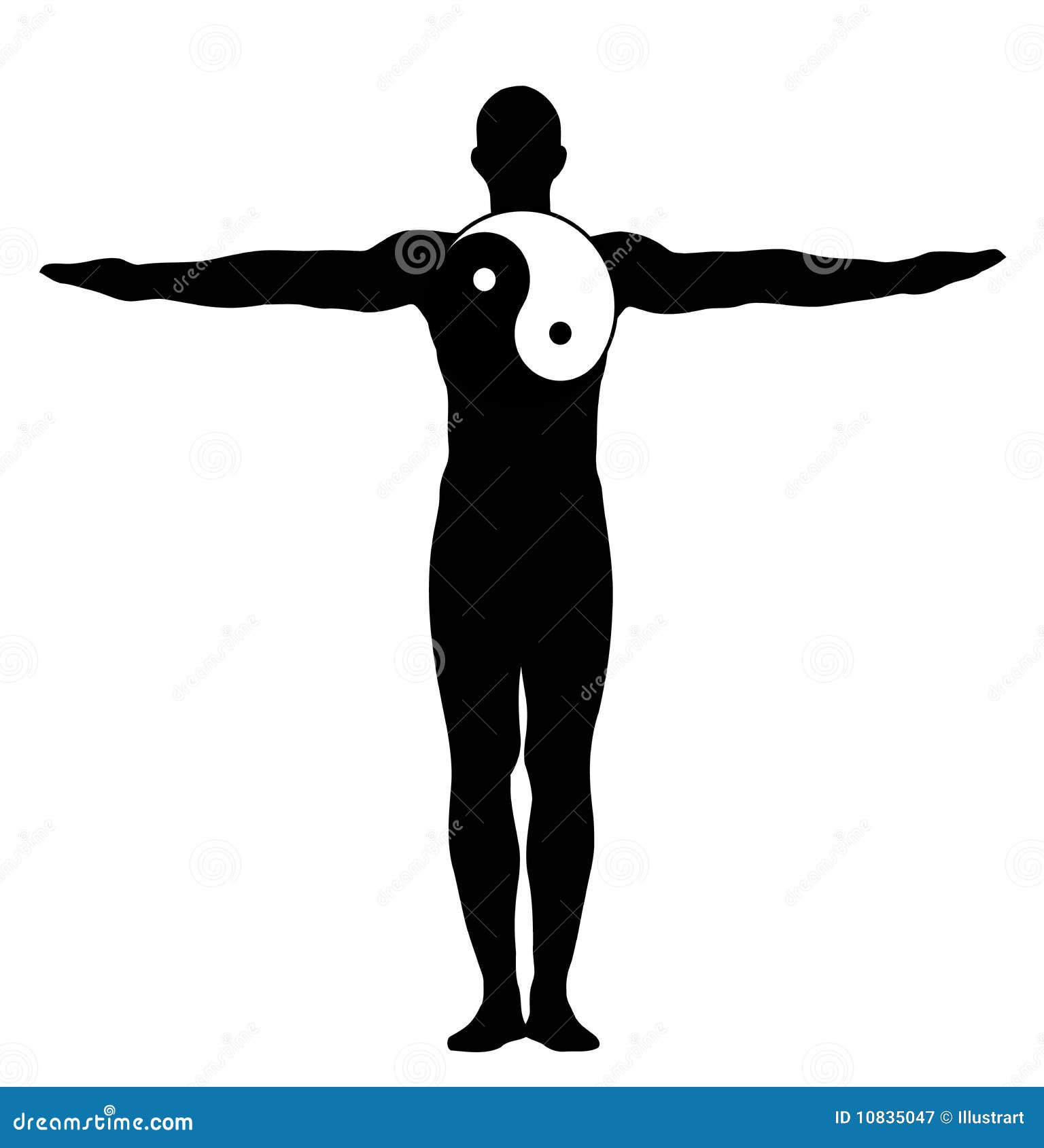 Yin Yang Men Royalty Free Stock Photography - Image: 10835047