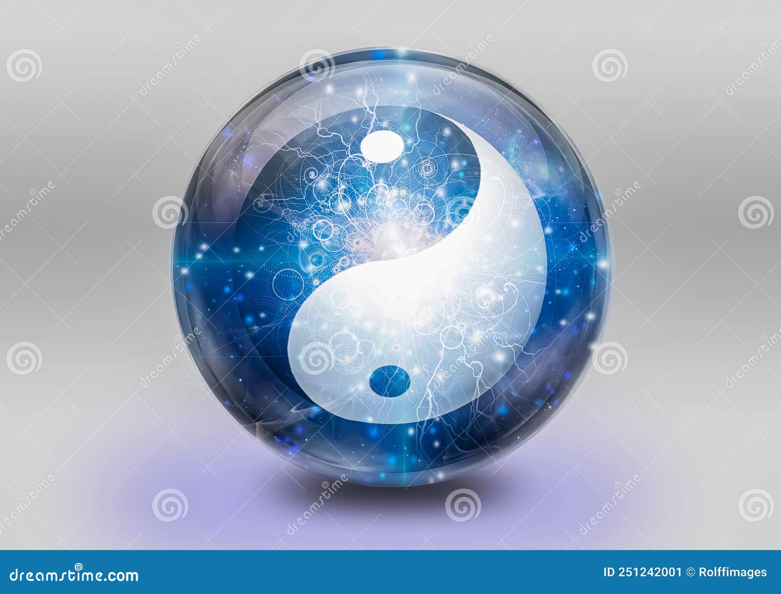 Yin Yang Sign stock illustration. Illustration of orient - 251242001