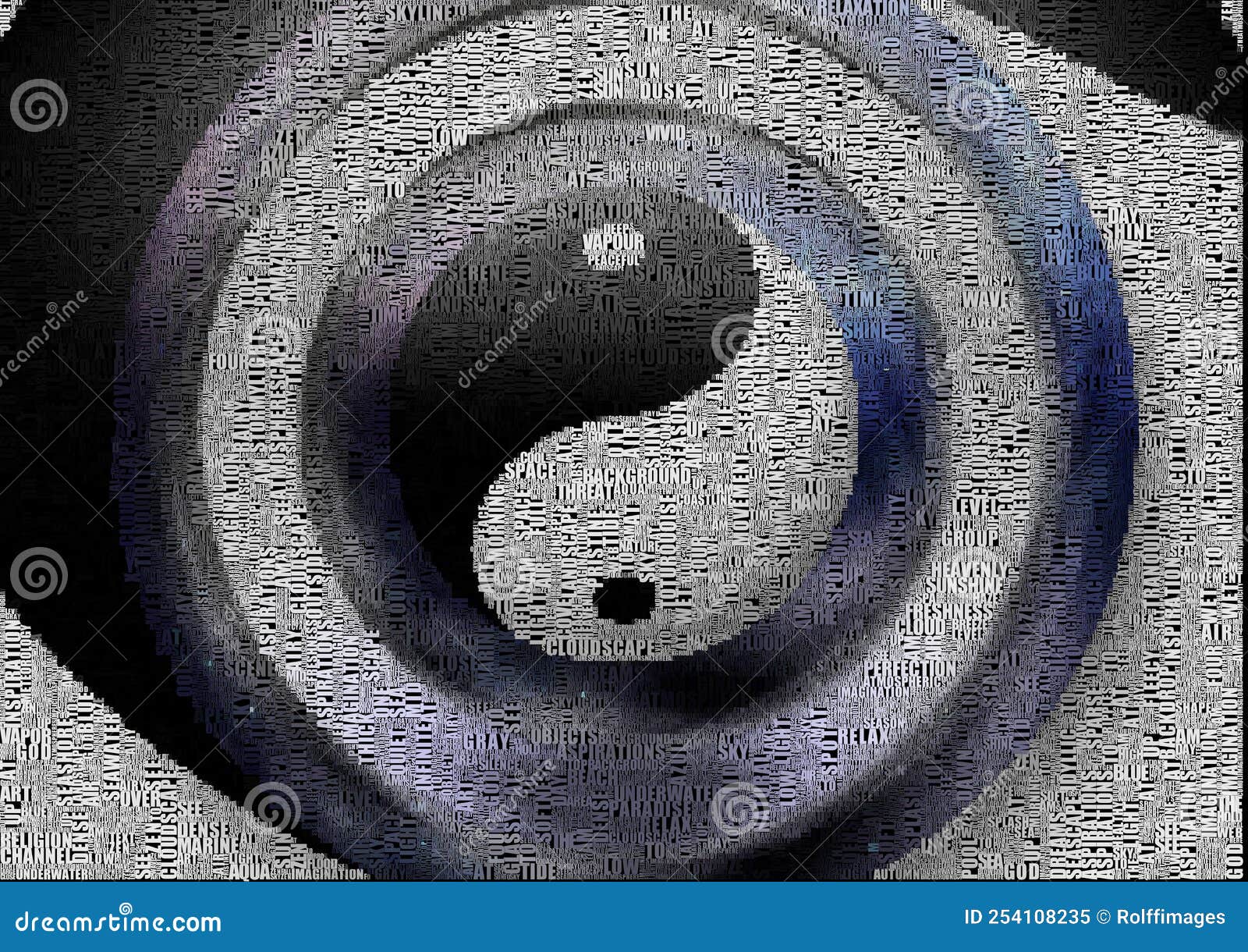 Yin Yang sign stock illustration. Illustration of heavenly - 254108235