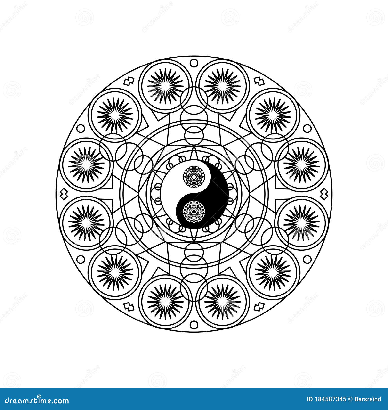 Yin Yang Pattern Stock Illustrations 2344 Yin Yang Pattern Stock Illustrations Vectors