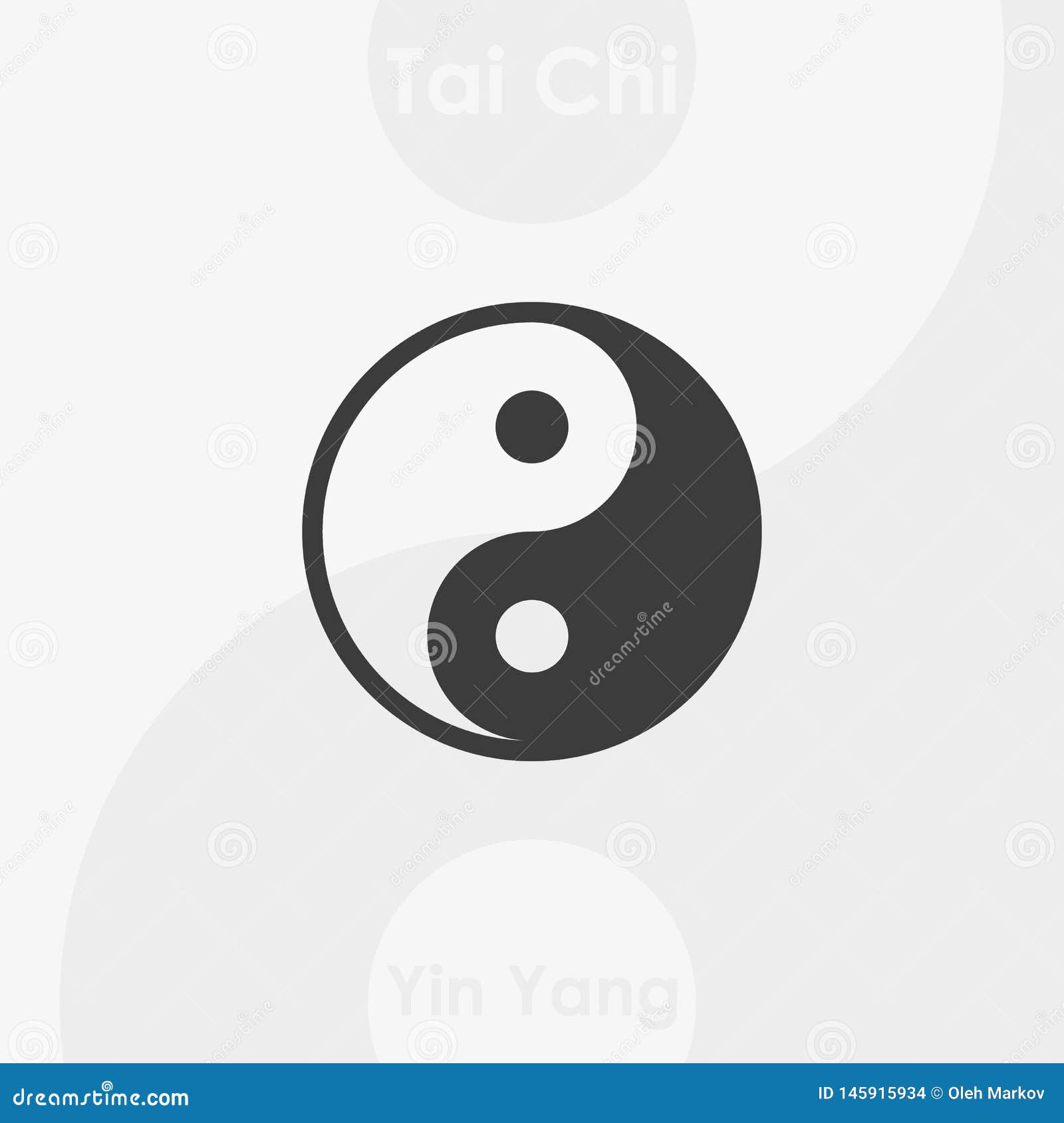 Yin and Yang Symbol. Tai Chi Illustration Stock Illustration ...