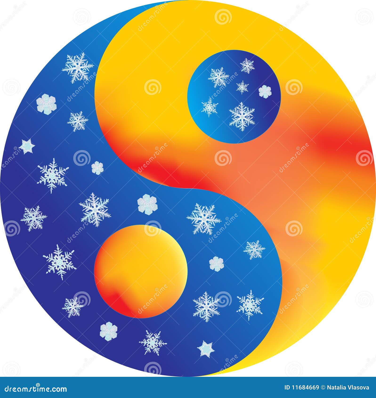 Cold Warm Yang Yin Stock Illustrations – 10 Cold Warm Yang Yin Stock ...