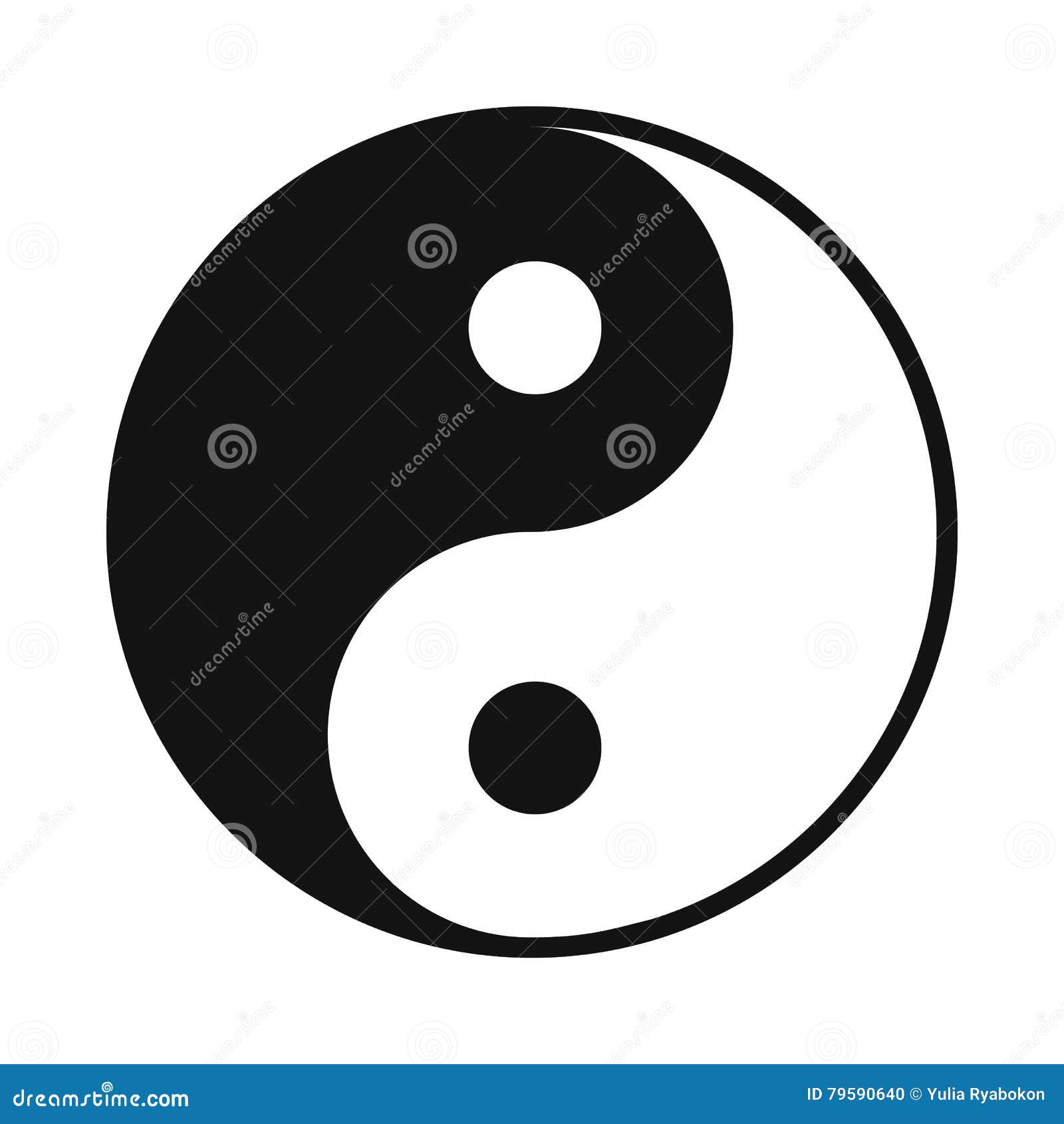 Ying Yang Symbol Sketch Royalty-Free Stock Photo | CartoonDealer.com ...