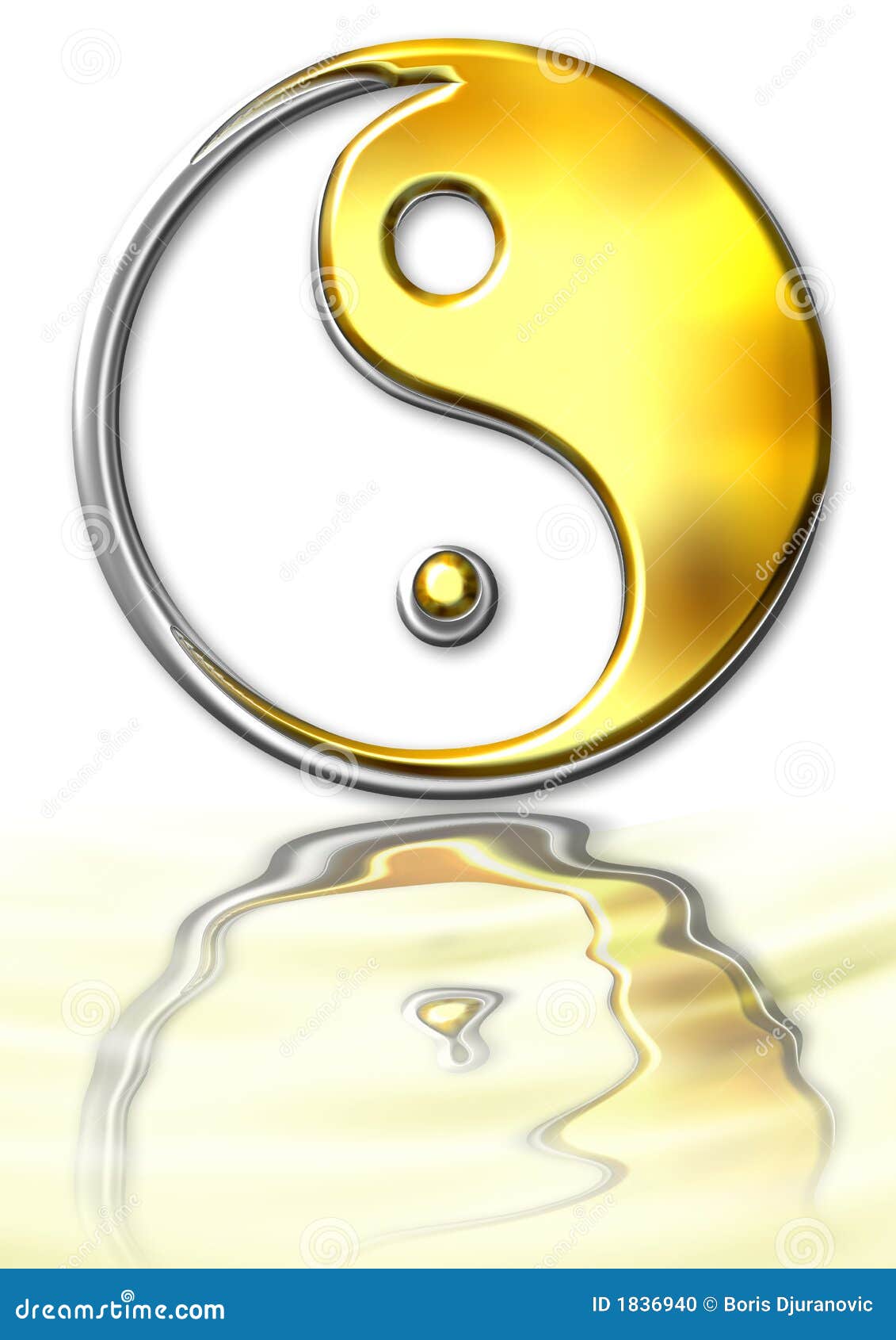 Ying-Yang symbol stock illustration. Illustration of japan - 1836940