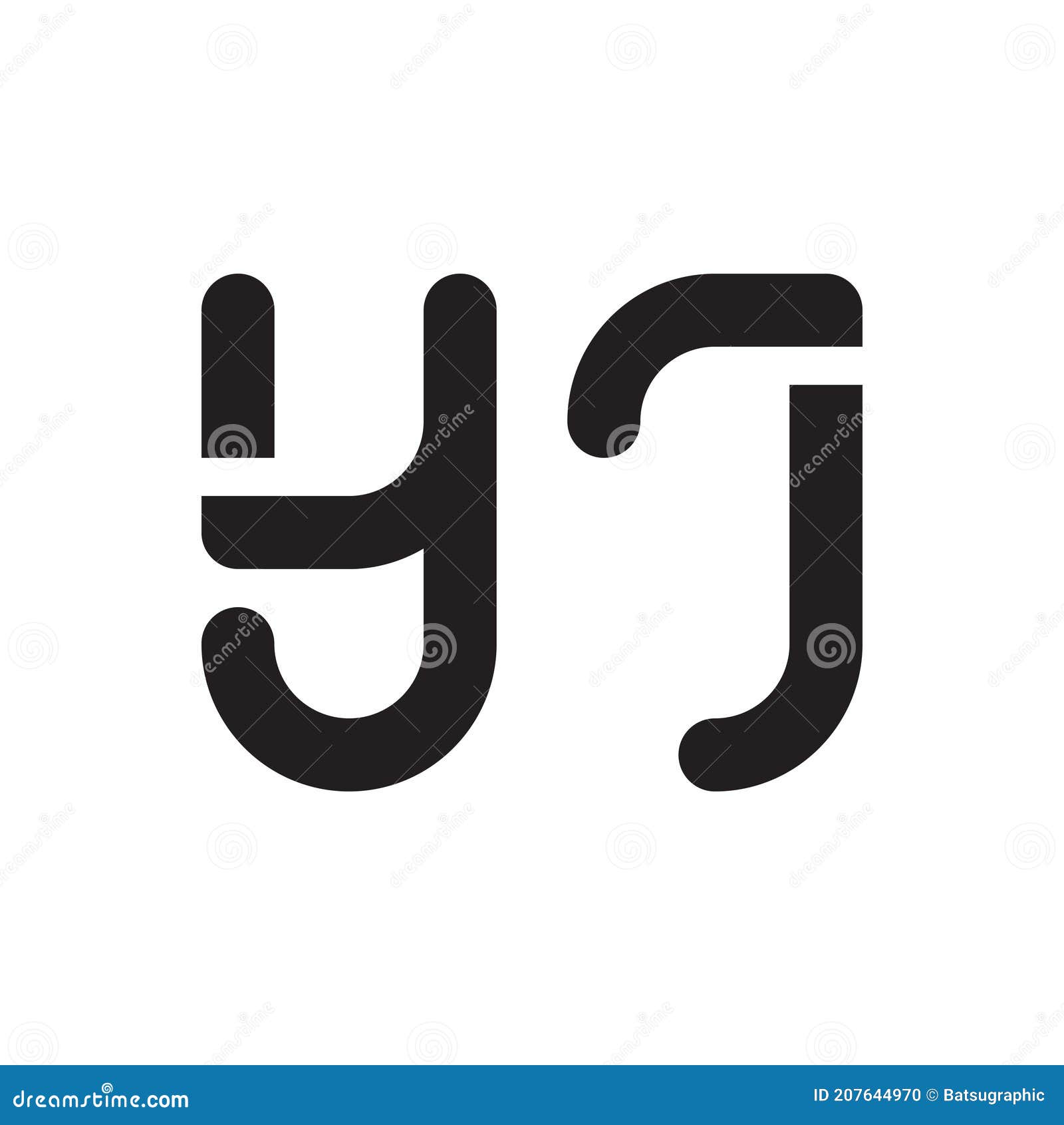 Yj Initial Letter Vector Logo Icon Stock Vector - Illustration of ...