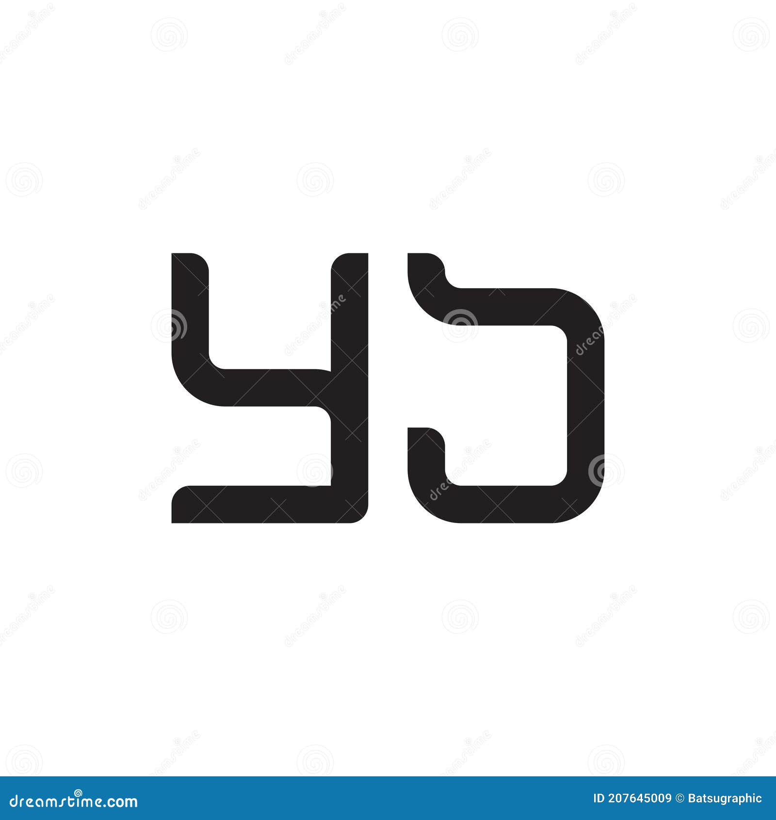 Yj Initial Letter Vector Logo Icon Stock Vector - Illustration of ...