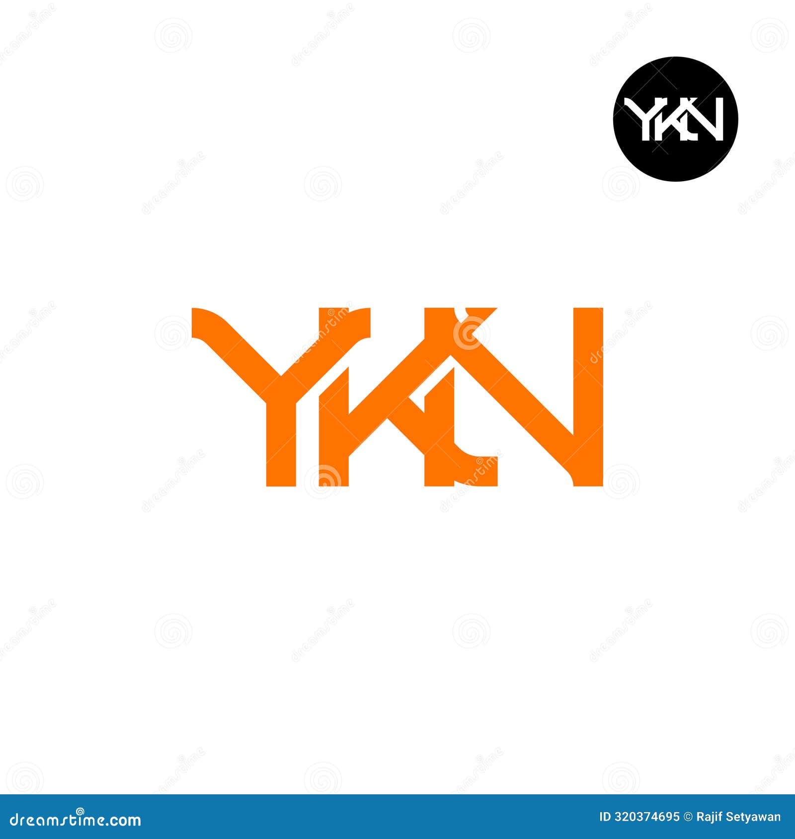 YKN Logo Letter Monogram Design Stock Vector - Illustration of simple ...