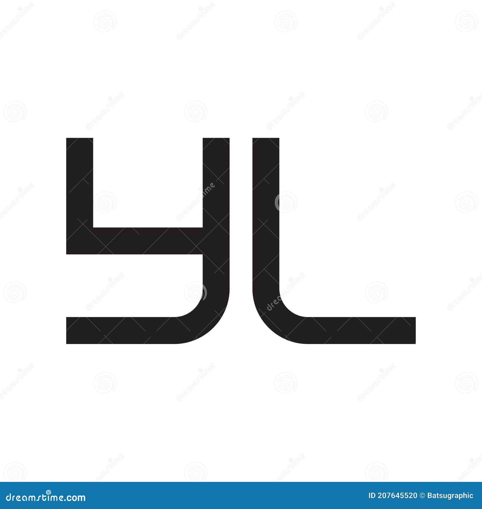 Yl Initial Letter Vector Logo Icon Stock Vector - Illustration of ...