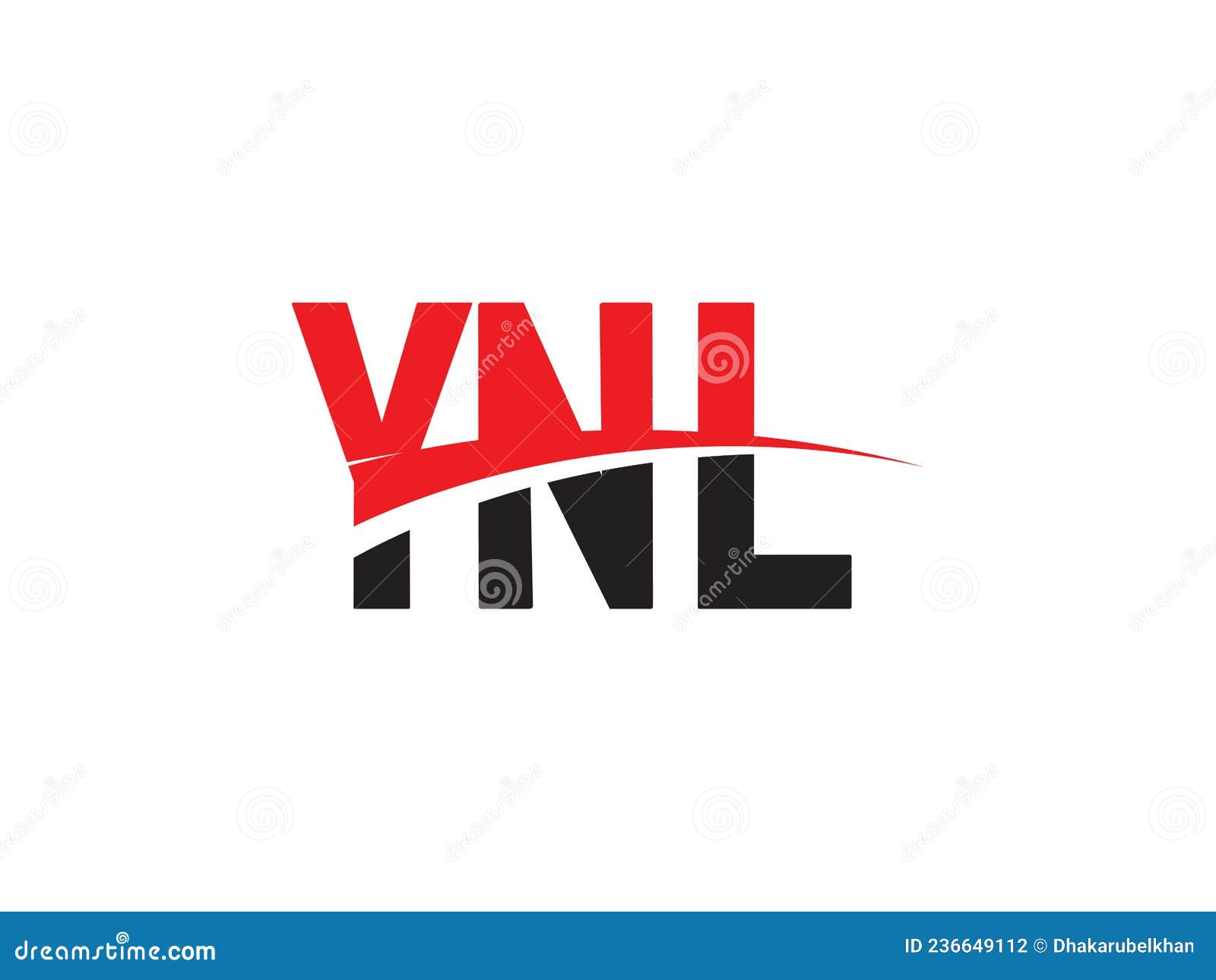 YNL Letter Initial Logo Design Vector Illustration Stock Vector ...