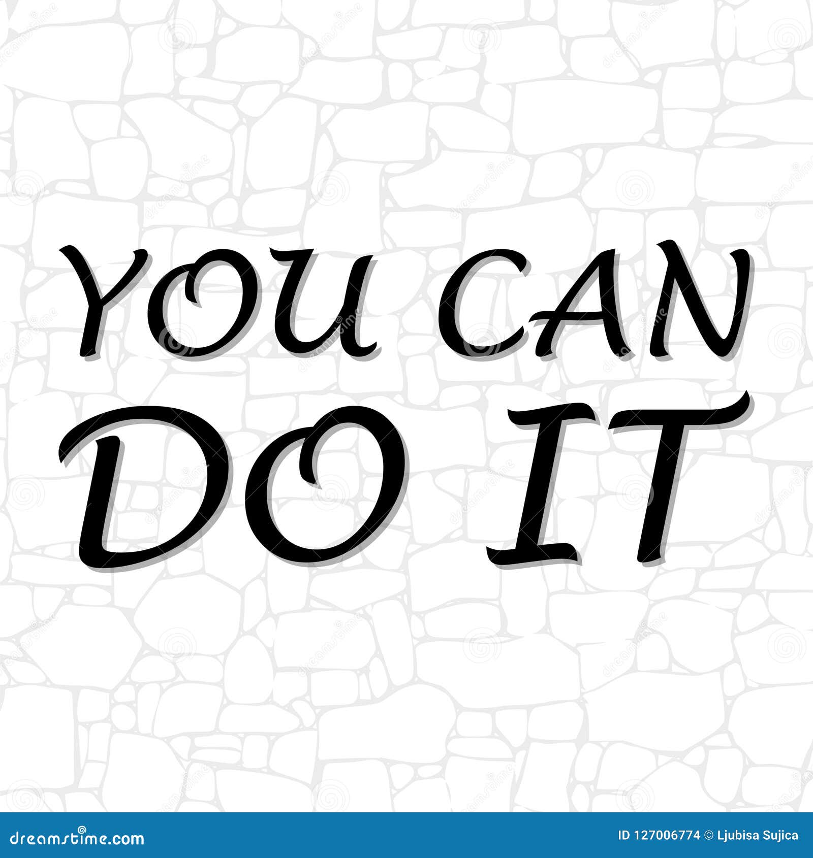 Yo Can Do It Icon Vector Design Stock Illustration - Illustration of ...
