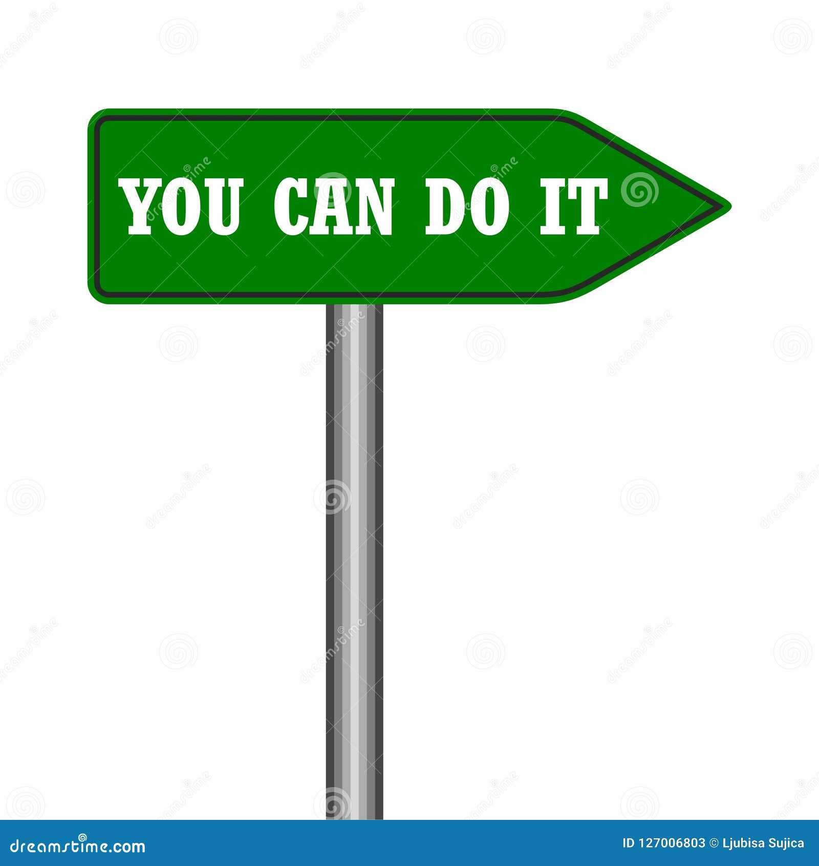 Yo Can Do it Icon Vector Design Stock Illustration - Illustration of ...