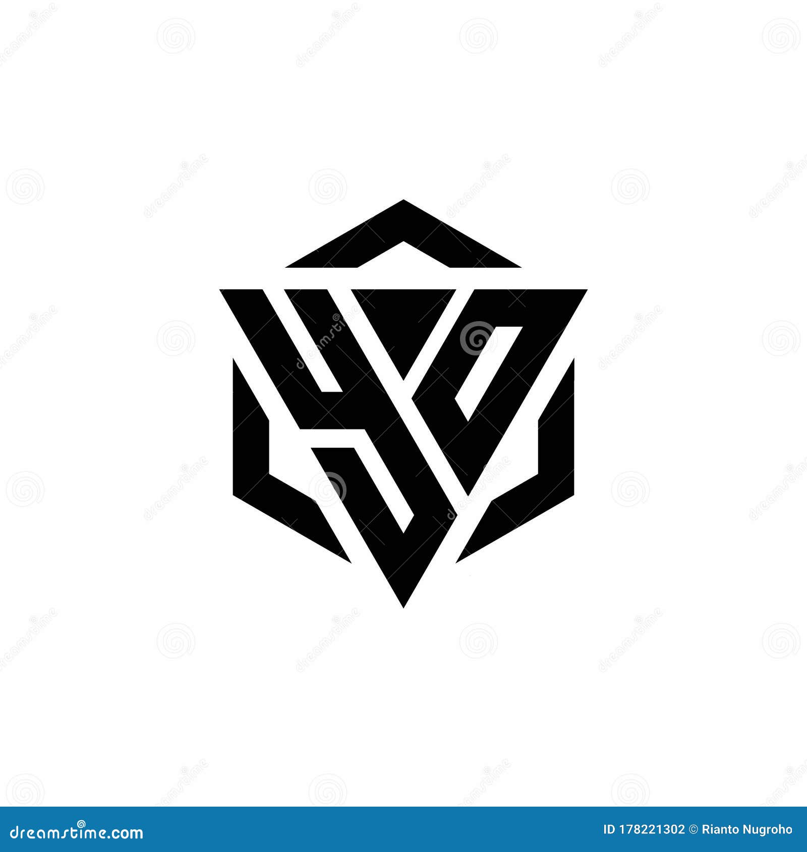 YO Logo Monogram with Triangle and Hexagon Modern Design Template Stock ...