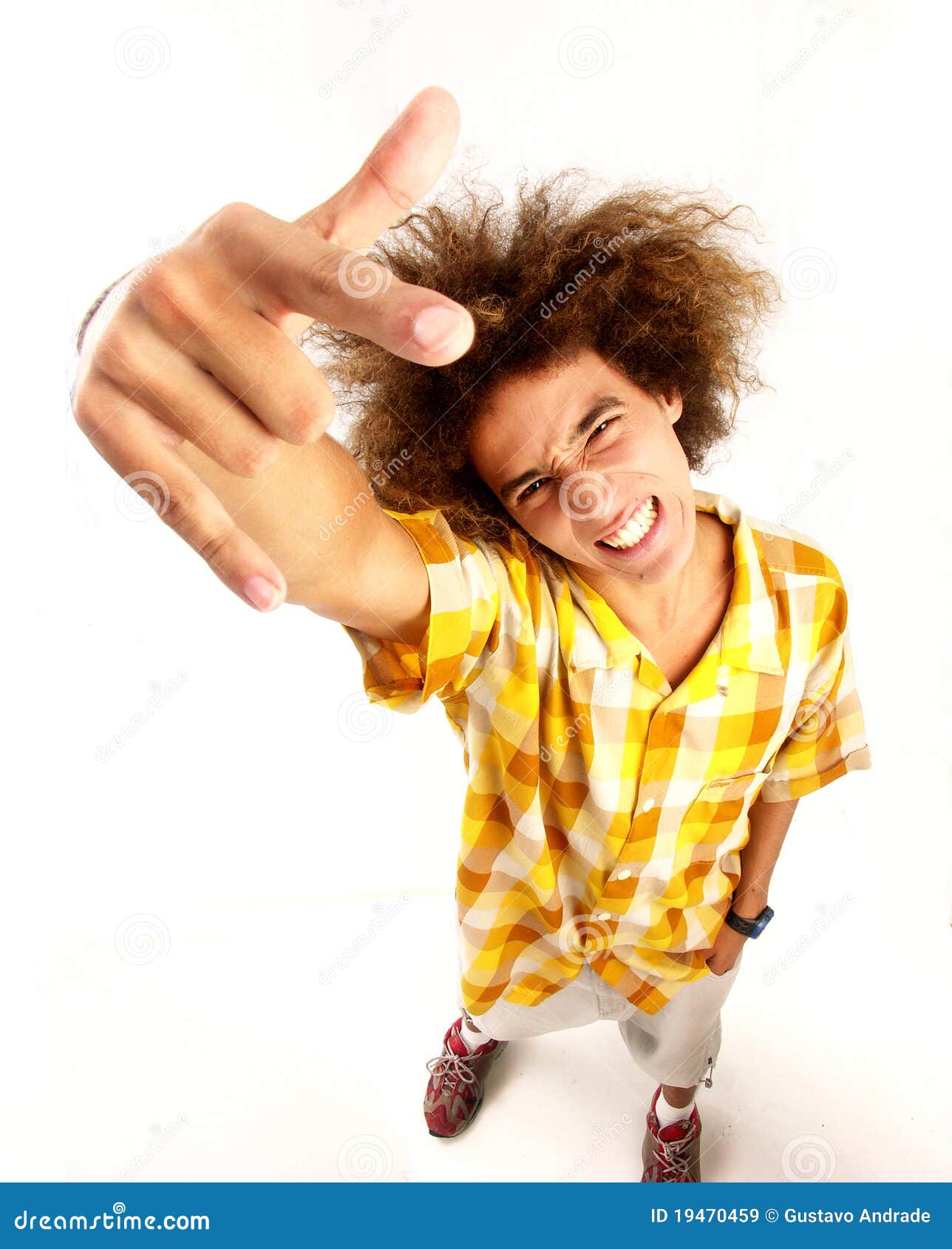 Yo man. stock image. Image of afro, rebellion, funky - 19470459