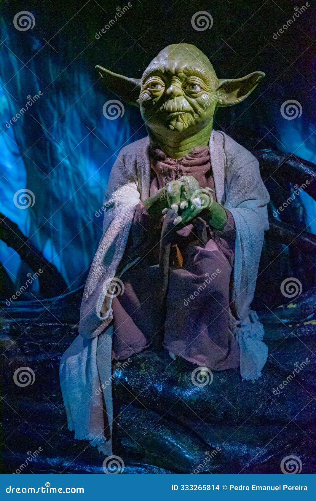 Yoda, Represented in Full-body Wax in a Frontal Image. Editorial Stock ...