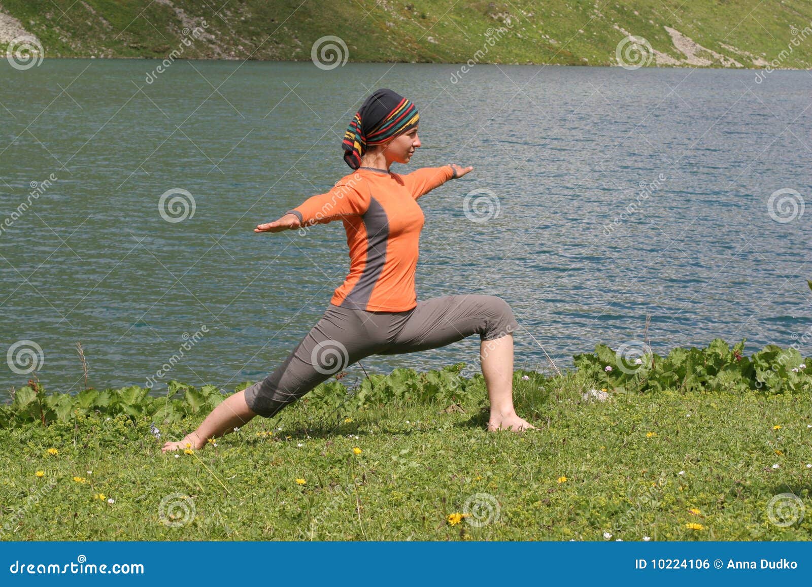 Yoga stock photo. Image of active, blue, beauty, health - 10224106