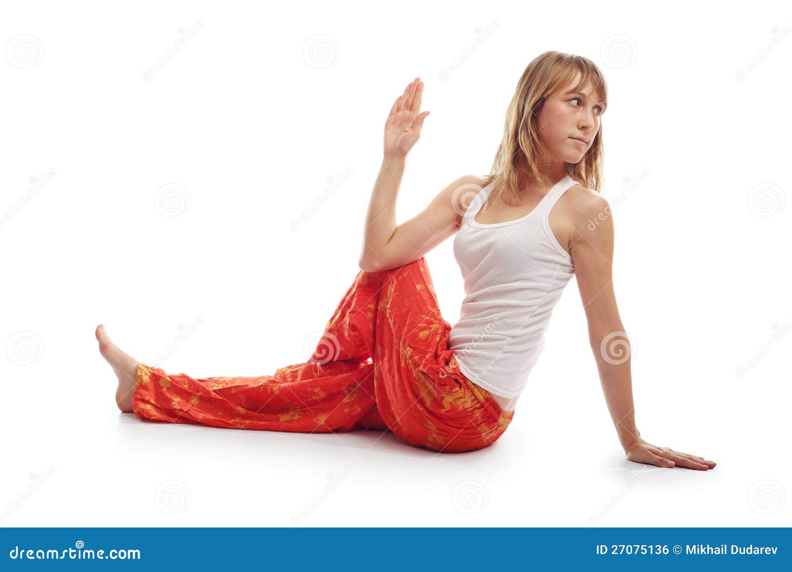 Yoga stock photo. Image of healthy, human, flexible, clothes - 27075136