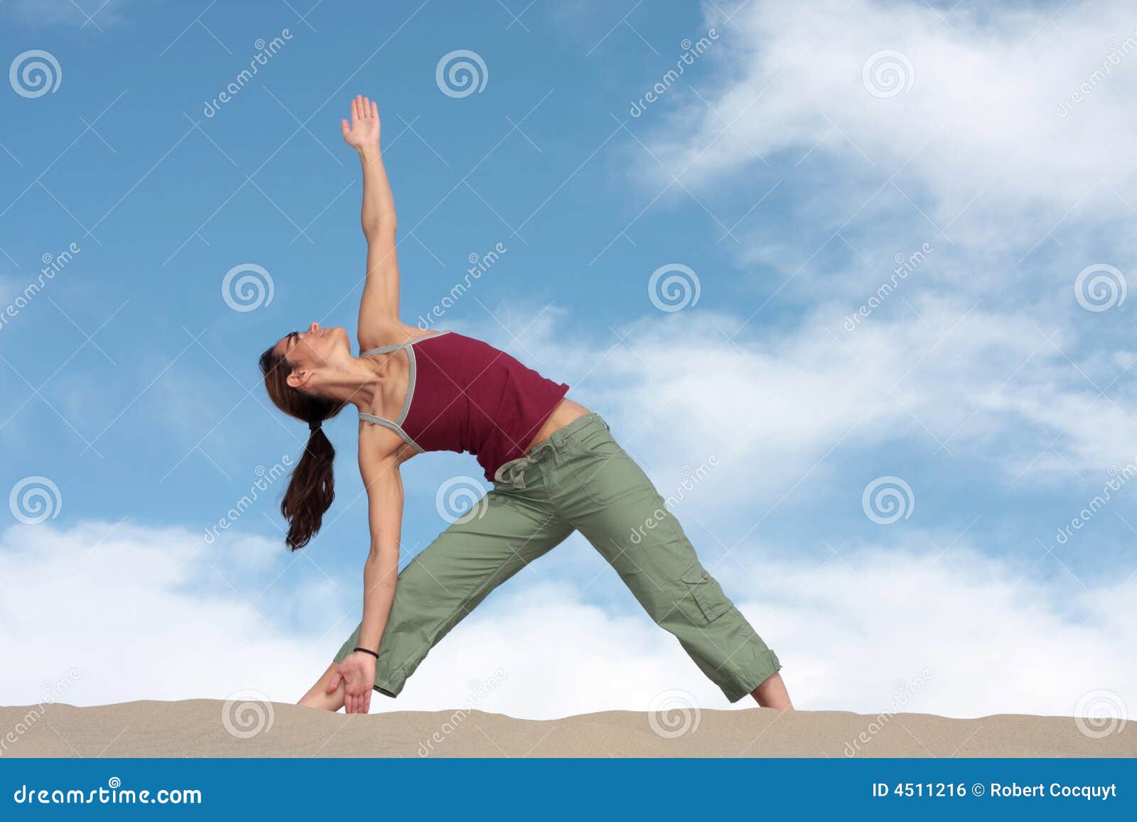 Yoga stock photo. Image of concentration, lifestyle, stretch - 4511216