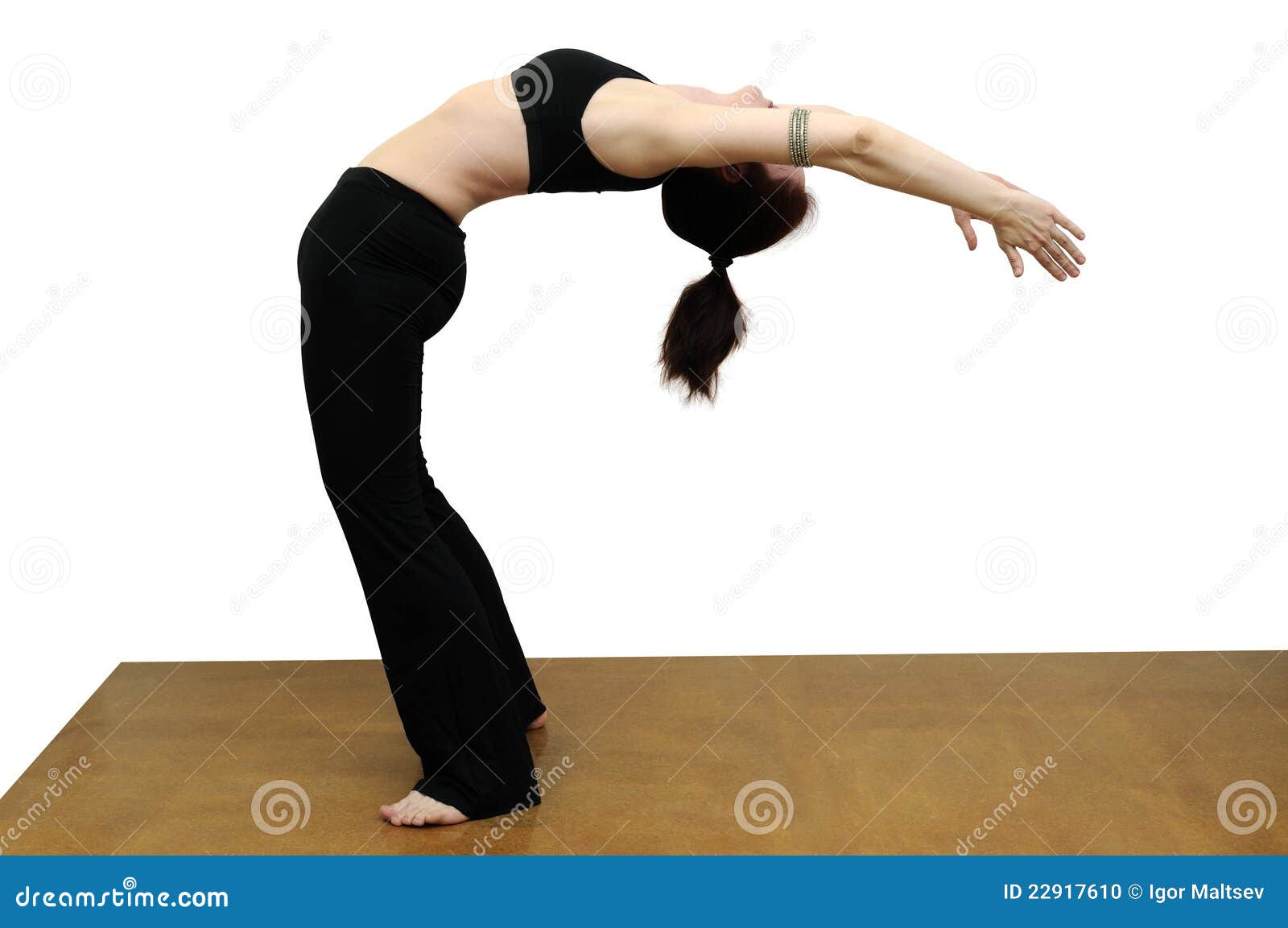 Yoga Backbend Stock Photo - Image: 22917610
