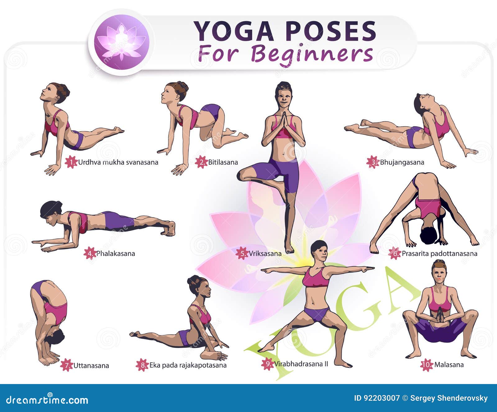 Yoga For Beginners Poses Stick Figure Set Vector Illustration ... Yoga For Beginners Poses Stick Figure Set Vector Illustration ...