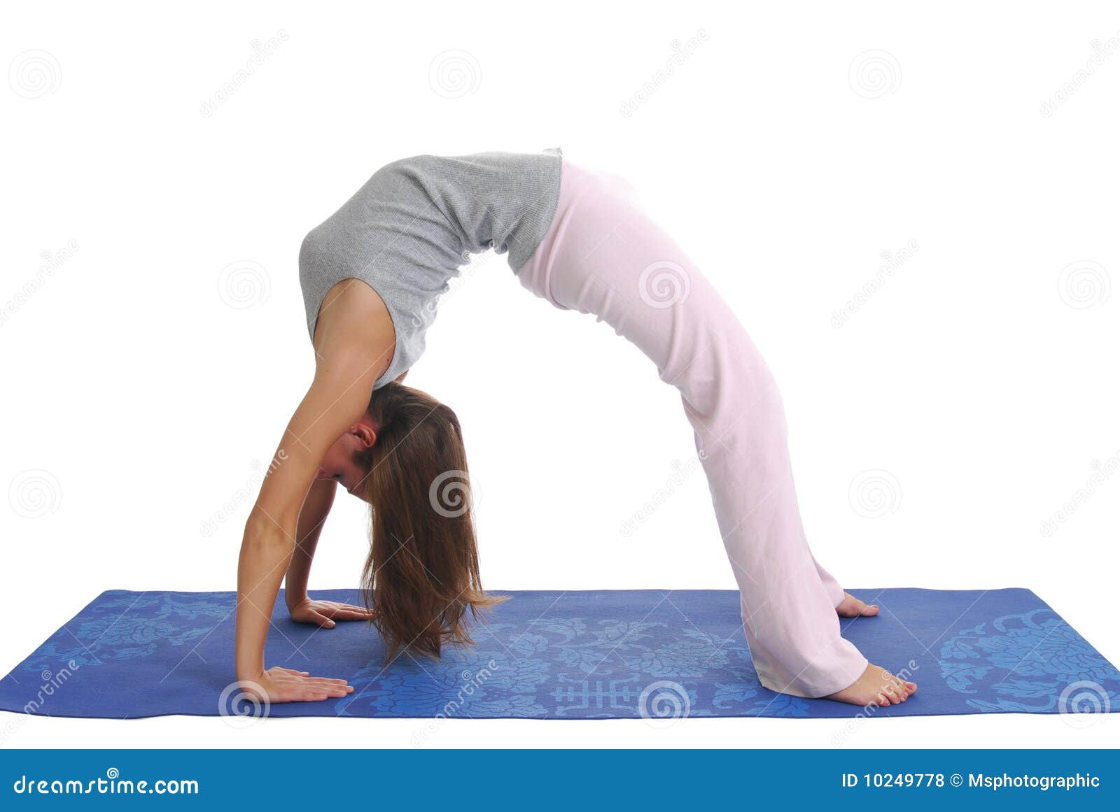 Yoga bend stock photo. Image of pretty, meditate, woman - 10249778