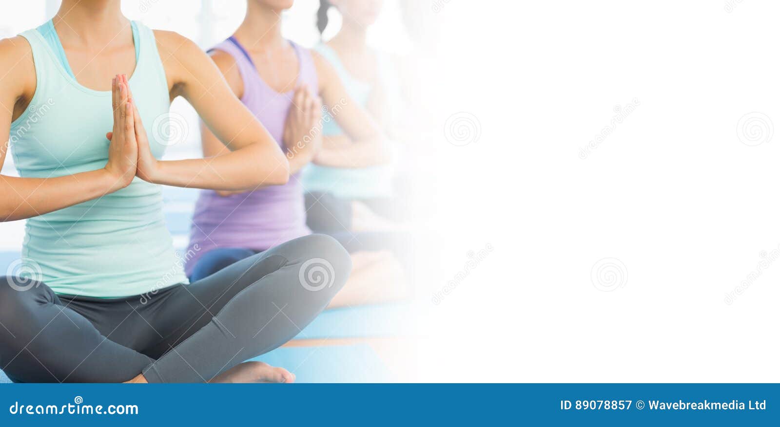 Yoga class in gym stock image. Image of room, woman, shape - 89078857