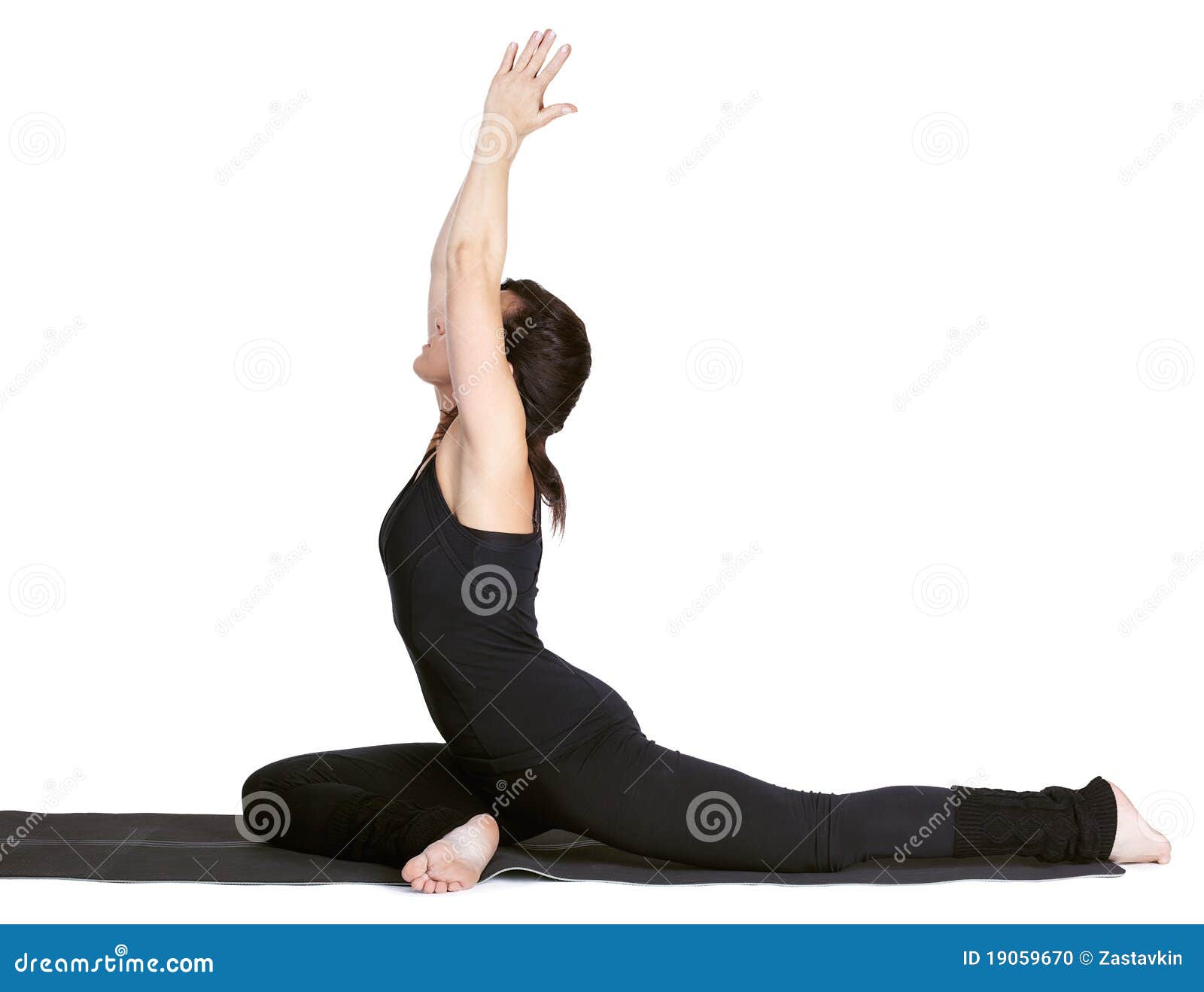 Yoga excercising stock photo. Image of body, energy, asana - 19059670