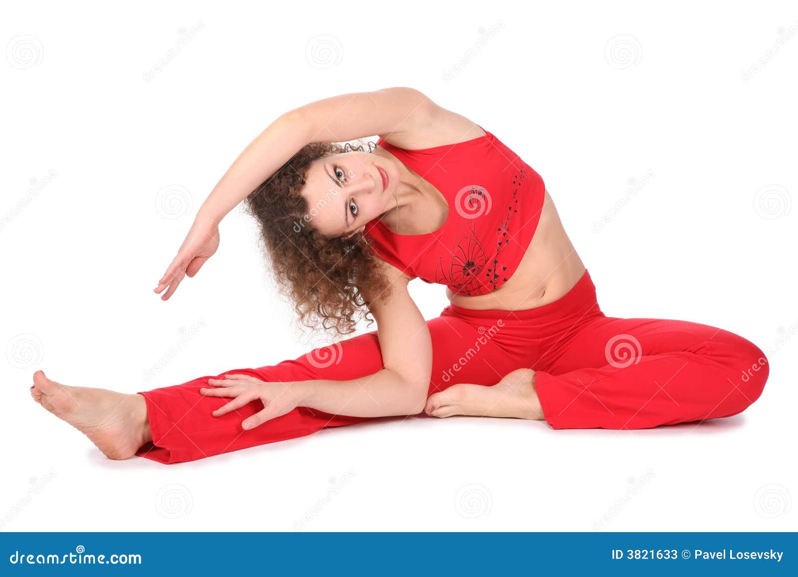 Yoga Girl Sit Stock Image Image Of Body Perfection Athlete 3821633