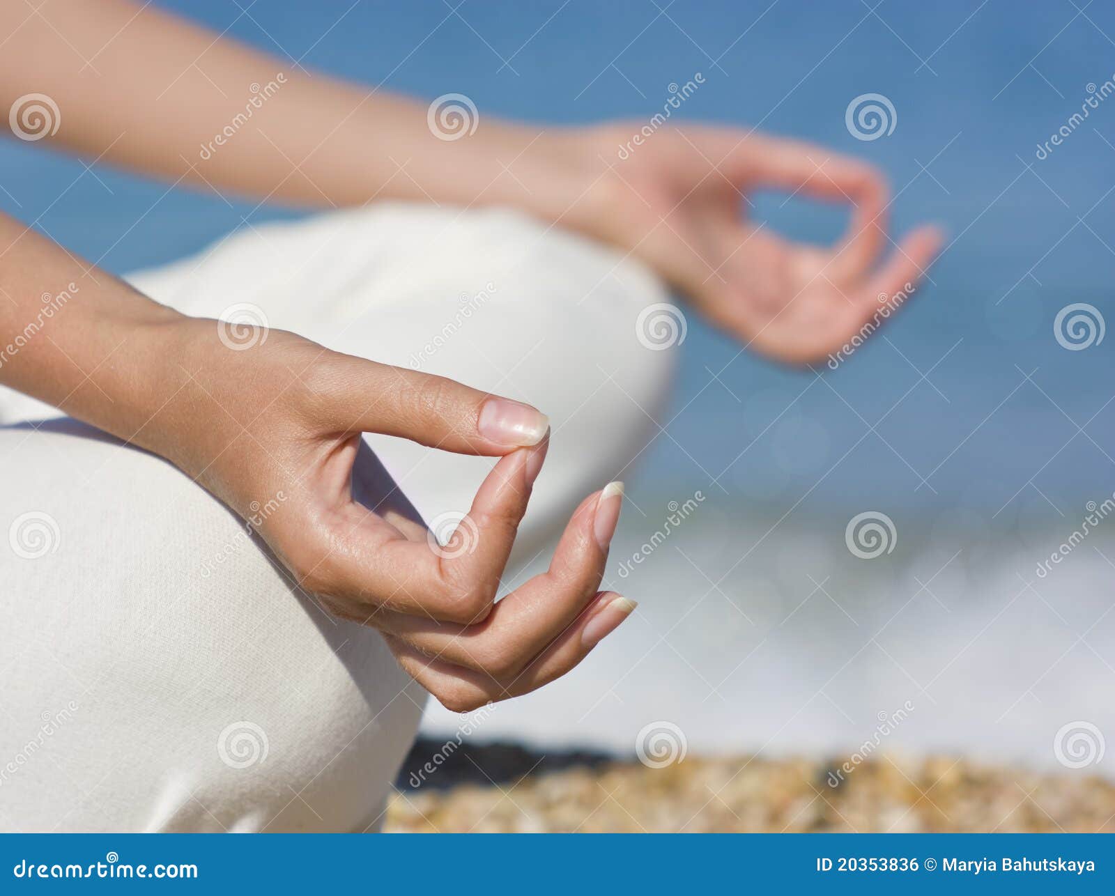 Yoga hands stock photo. Image of body, position, meditation - 20353836