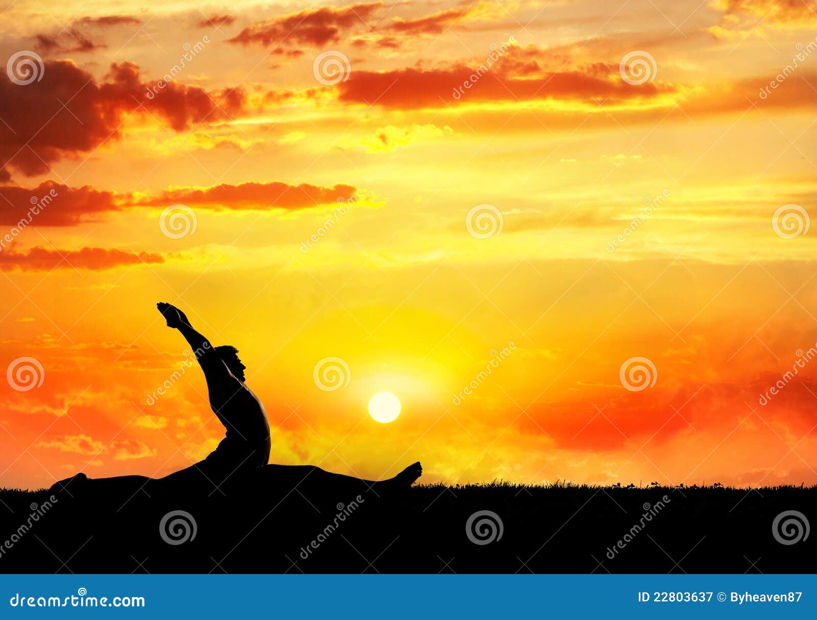 Yoga Hanumanasana Monkey Pose Stock Image - Image of pose, peace: 22803637