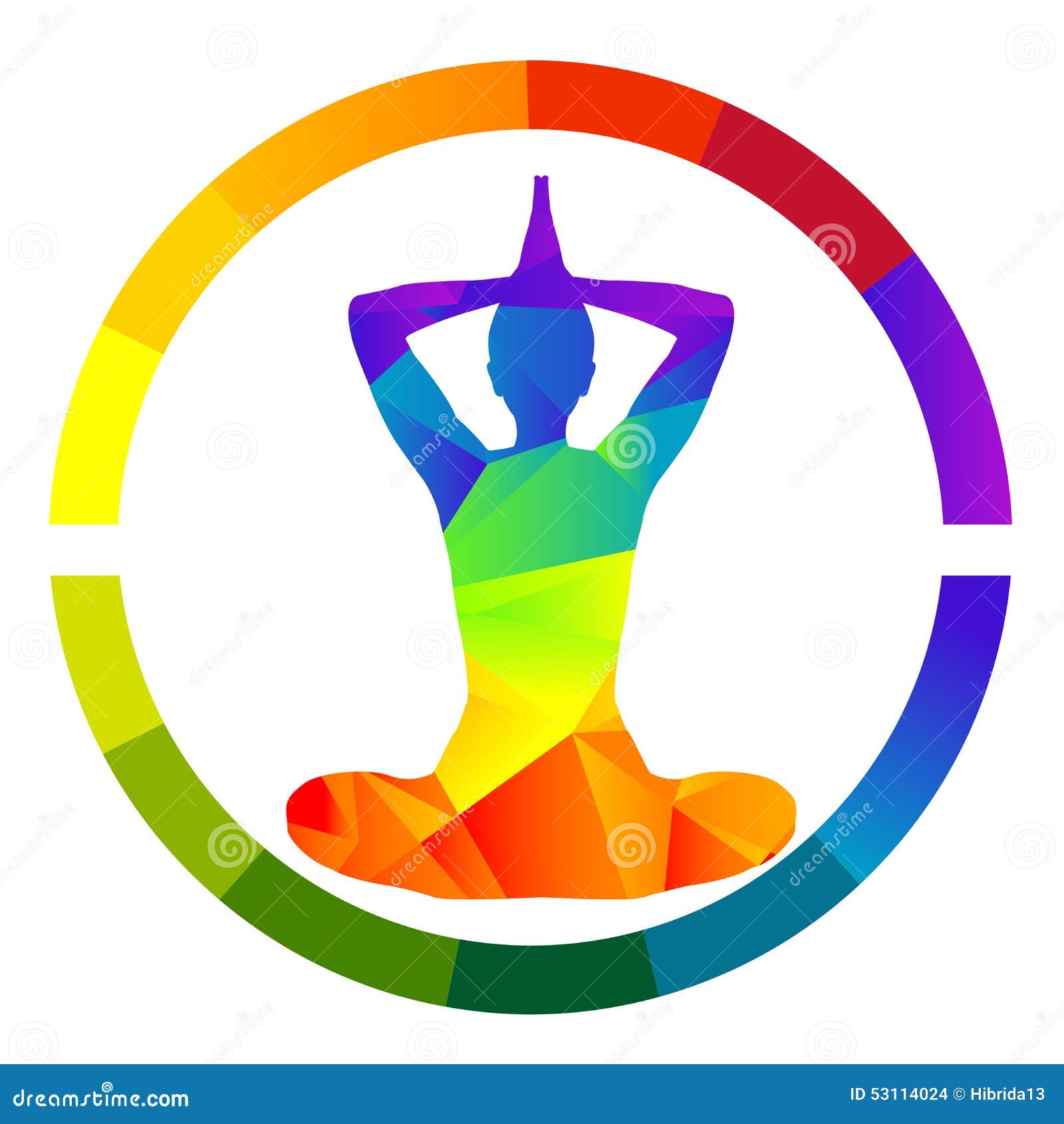 Yoga Icon Lotus Flower, Element And Symbol Vector Illustration ...