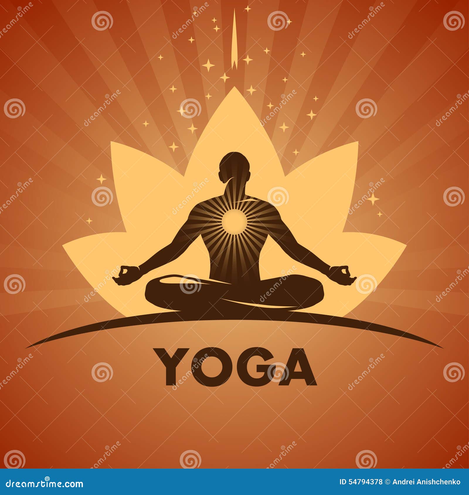 Yoga logo stock vector. Illustration of design, logotype - 54794378