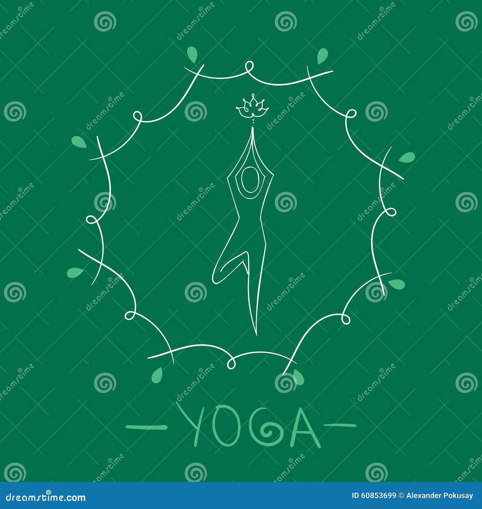 Yoga Logo Vector Illustration Stock Vector - Illustration of logo ...