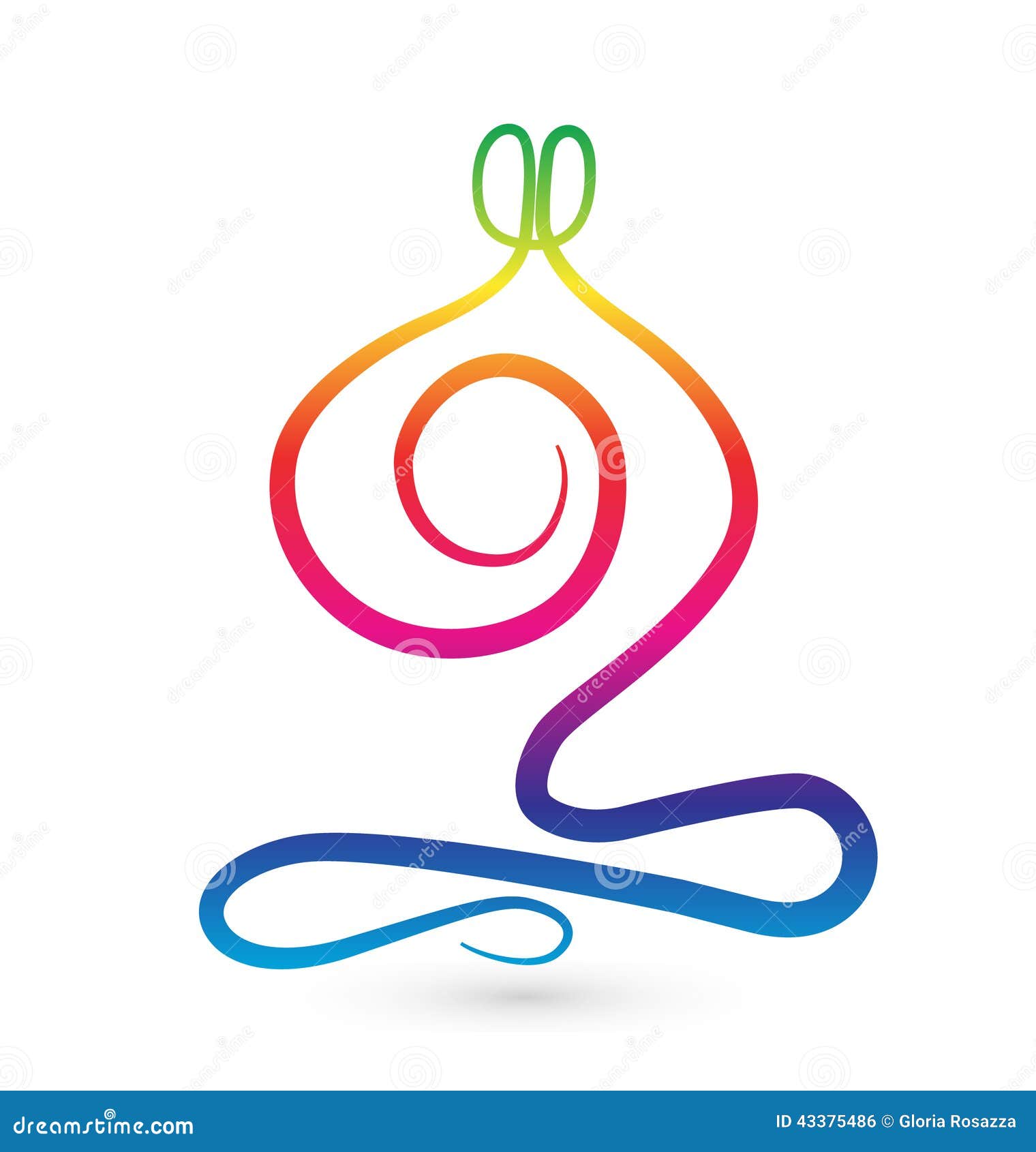 Yoga men stylized logo stock illustration. Illustration of asian - 43375486