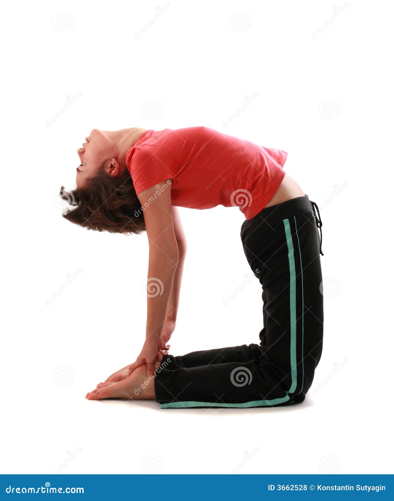 Yoga pose stock photo. Image of attractive, healthy, meditation - 3662528