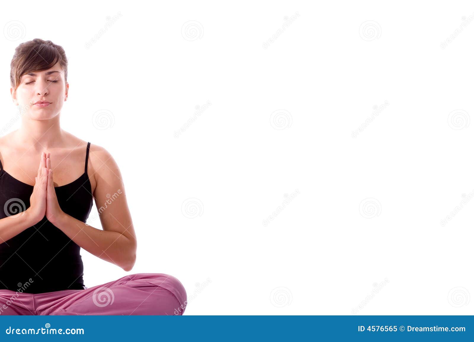 Yoga pose stock image. Image of positive, beautiful, expressive - 4576565