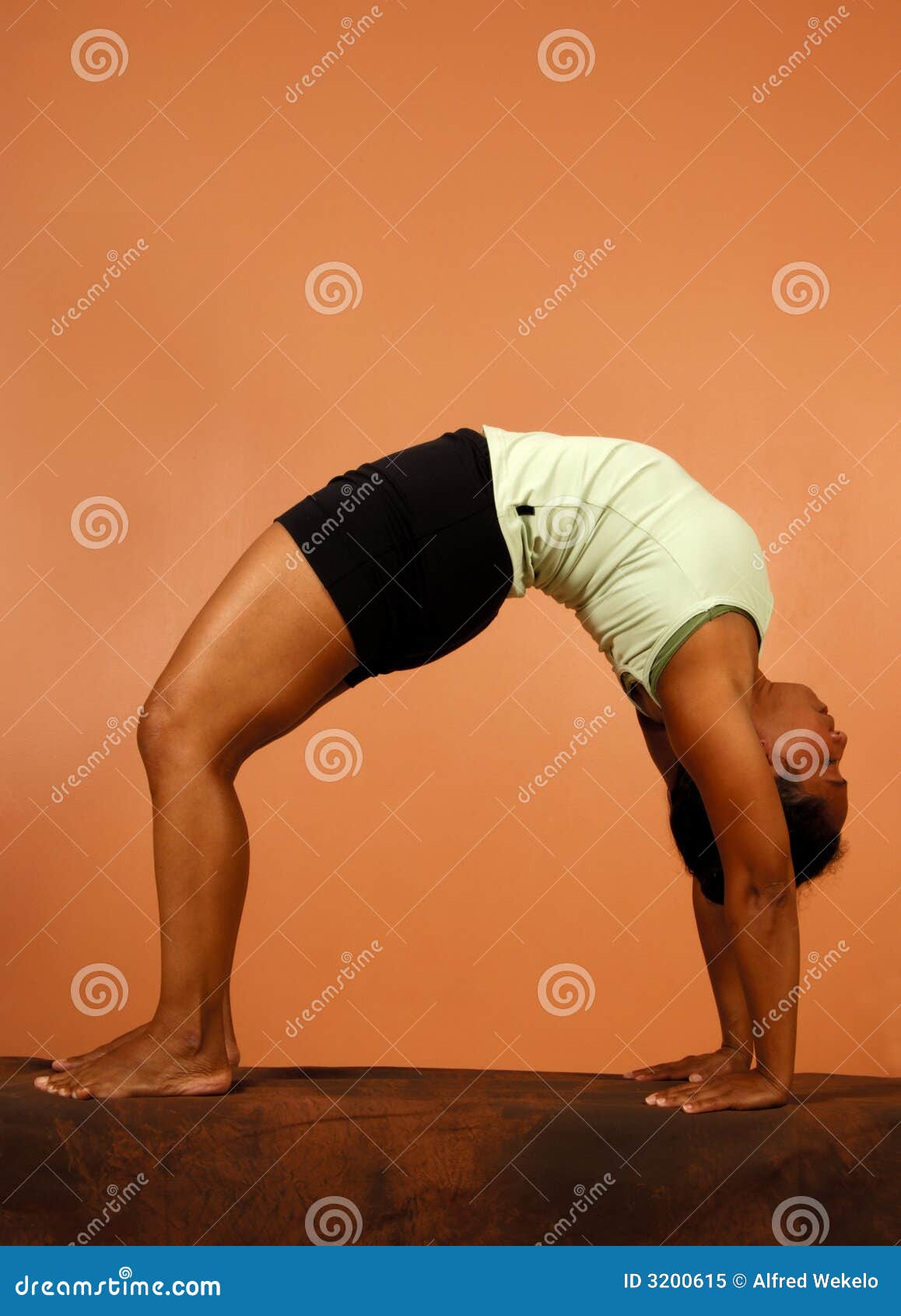 Yoga Pose Backward Bend stock image. Image of fitness - 3200615