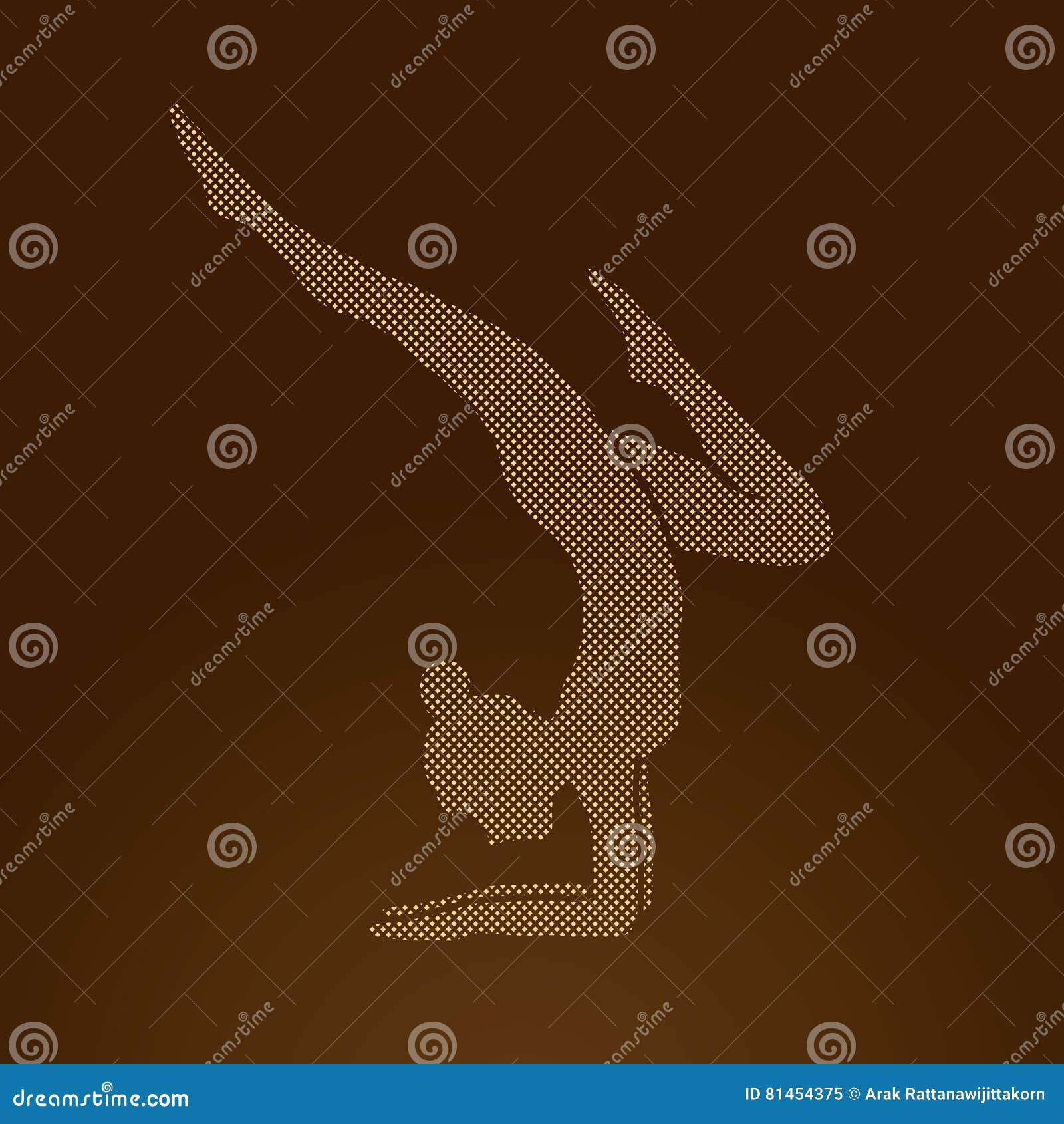 Yoga pose graphic stock vector. Illustration of adult - 81454375