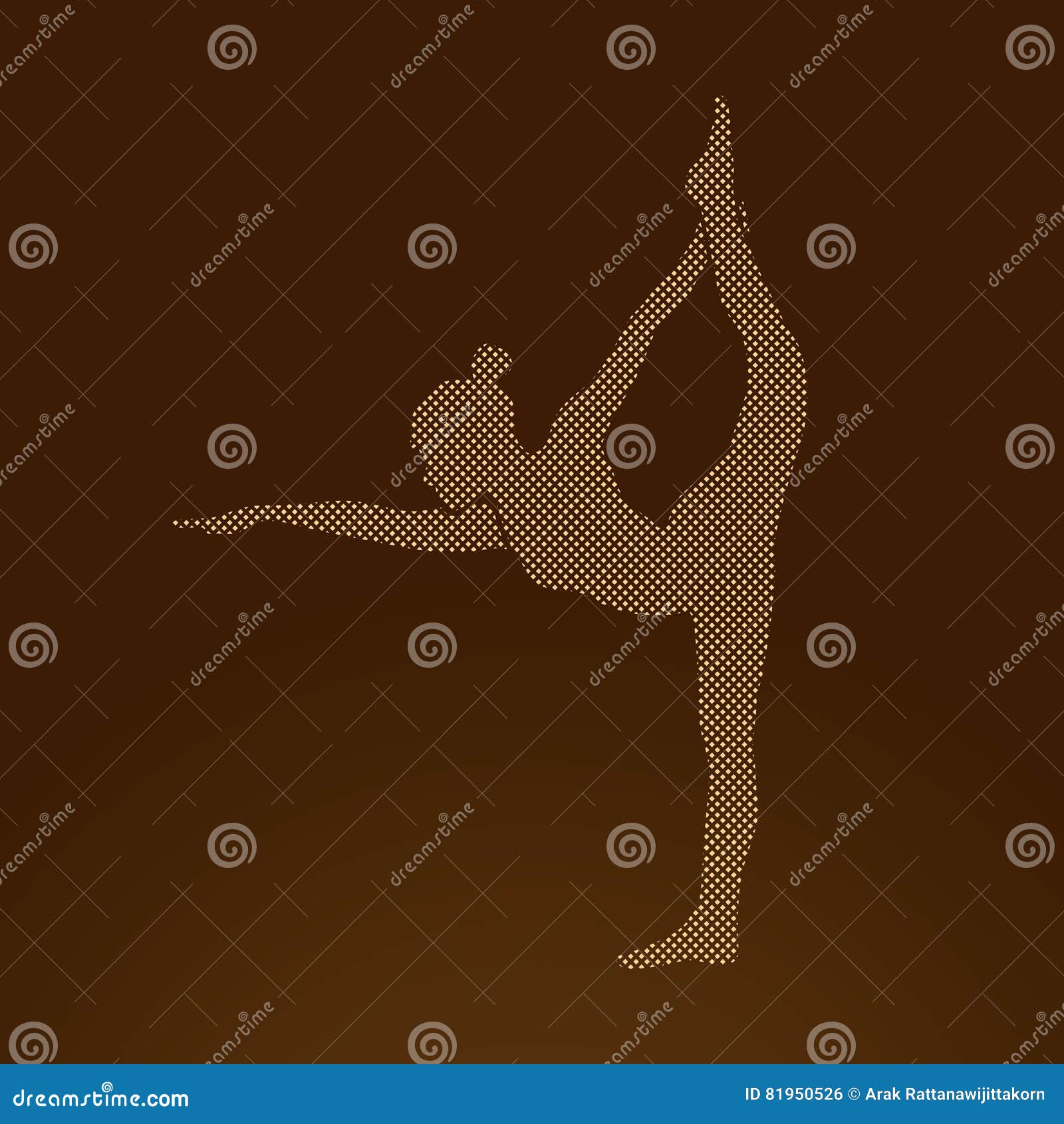 Yoga pose graphic stock vector. Illustration of person - 81950526