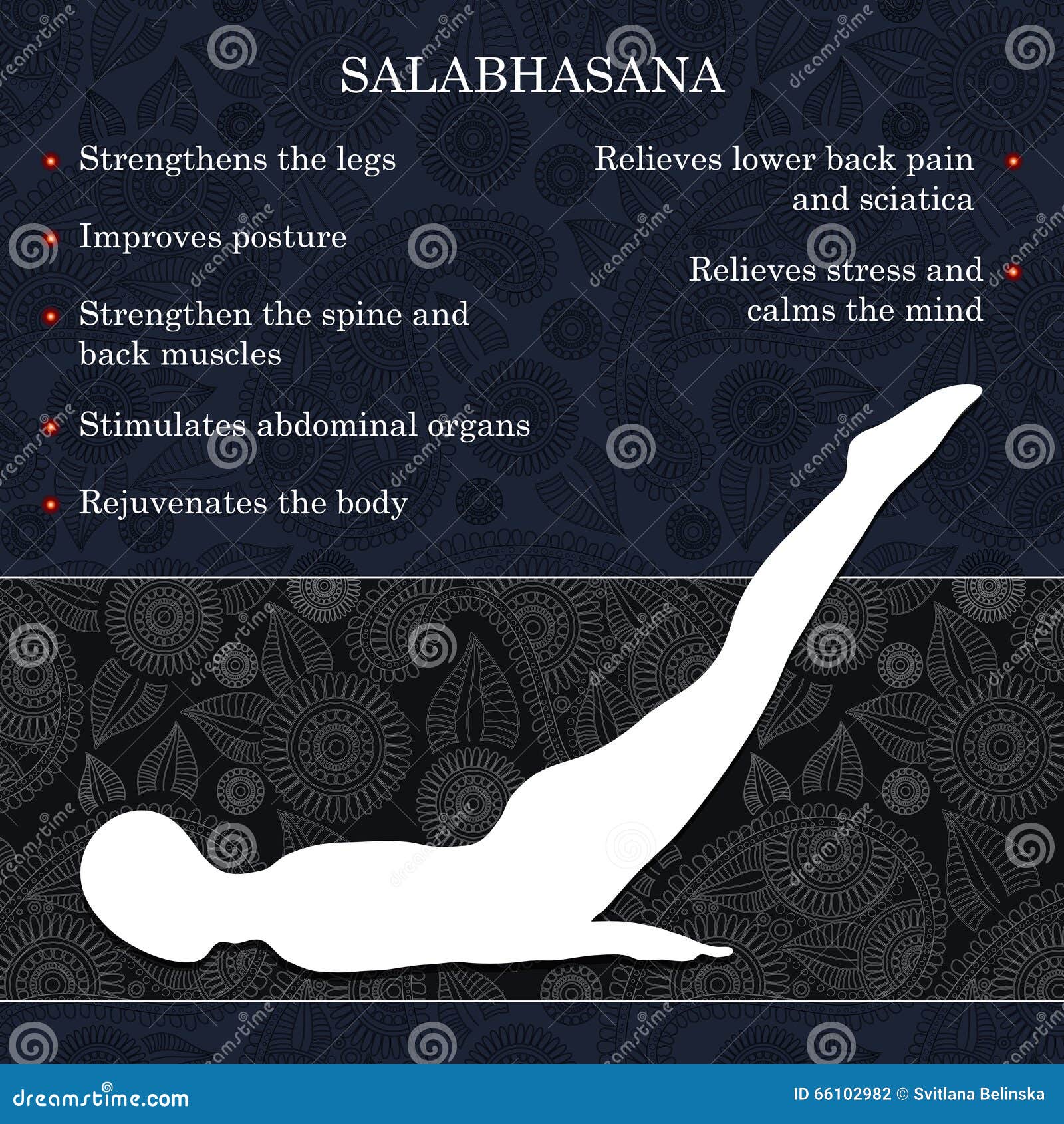 Yoga Pose Infographics, Benefits of Practice Stock Vector ...