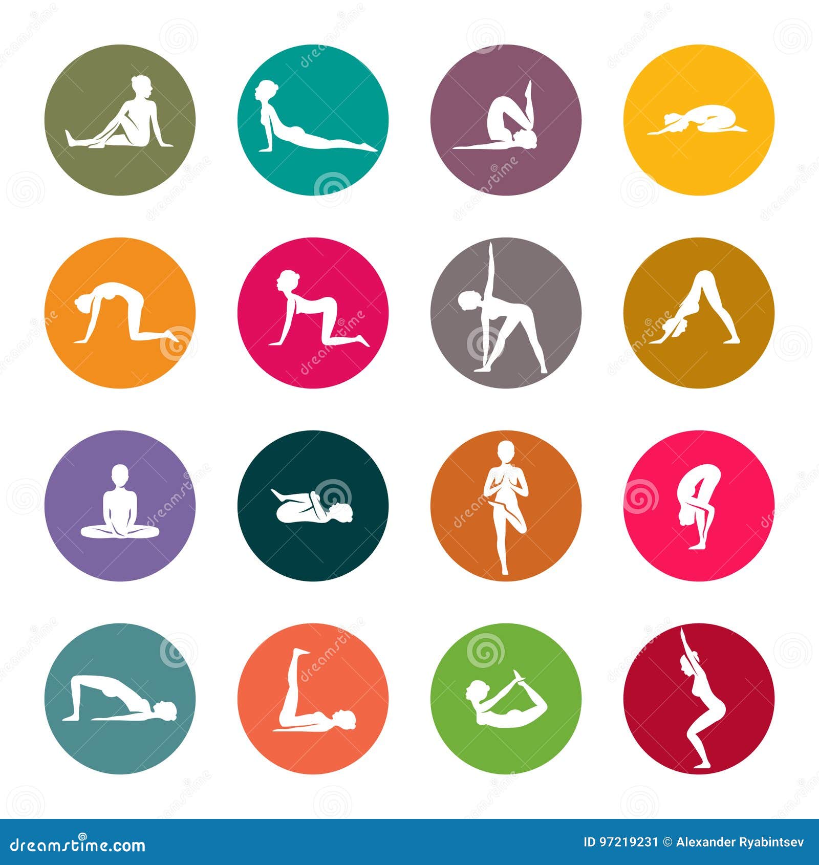 Yoga Poses Icon