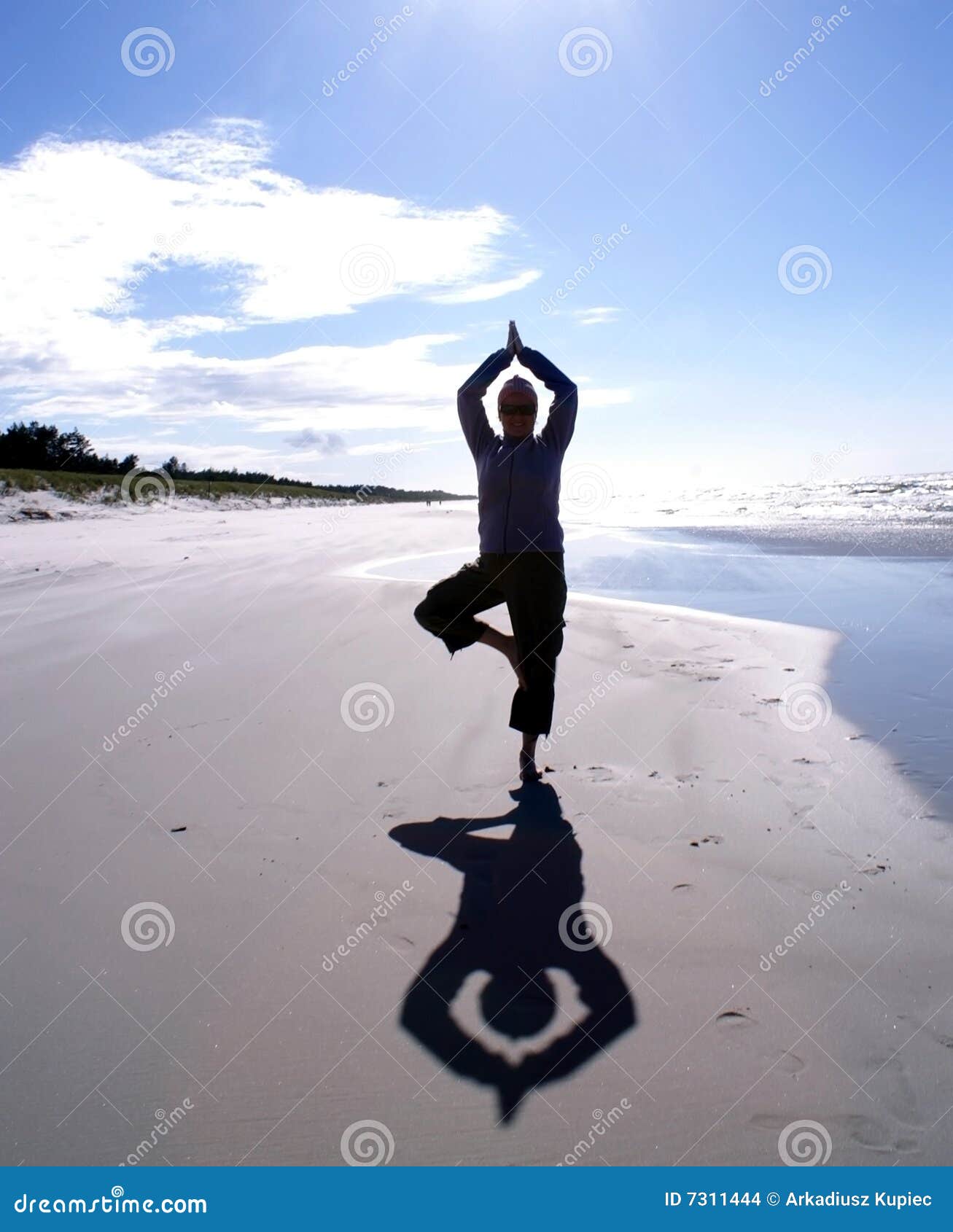 Yoga in position - tree stock photo. Image of peaceful - 7311444