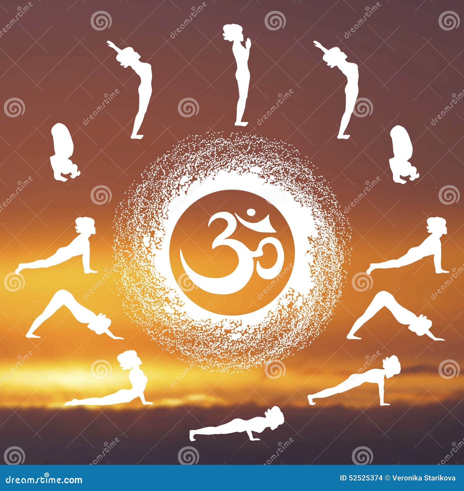 Yoga stock illustration. Illustration of mukha, flex - 52525374