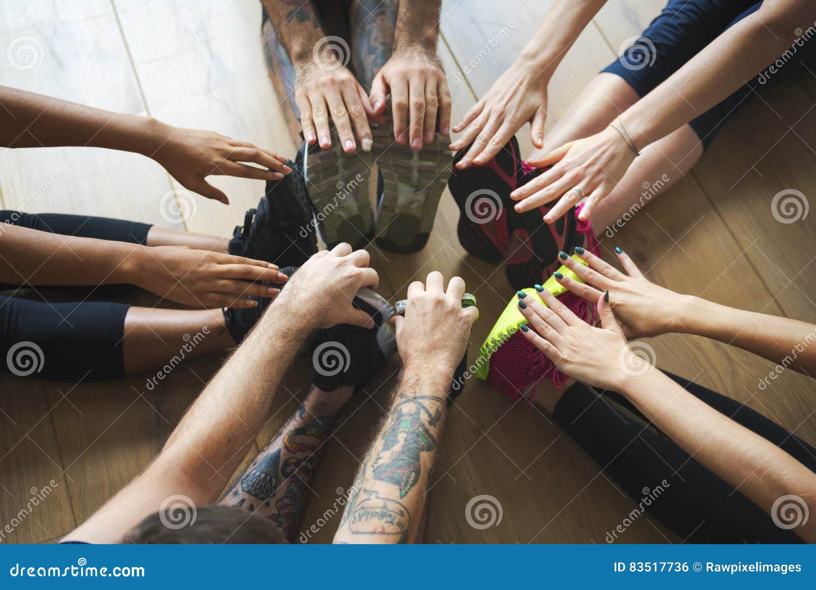 Yoga Practice Exercise Class Concept Stock Photo - Image of people ...