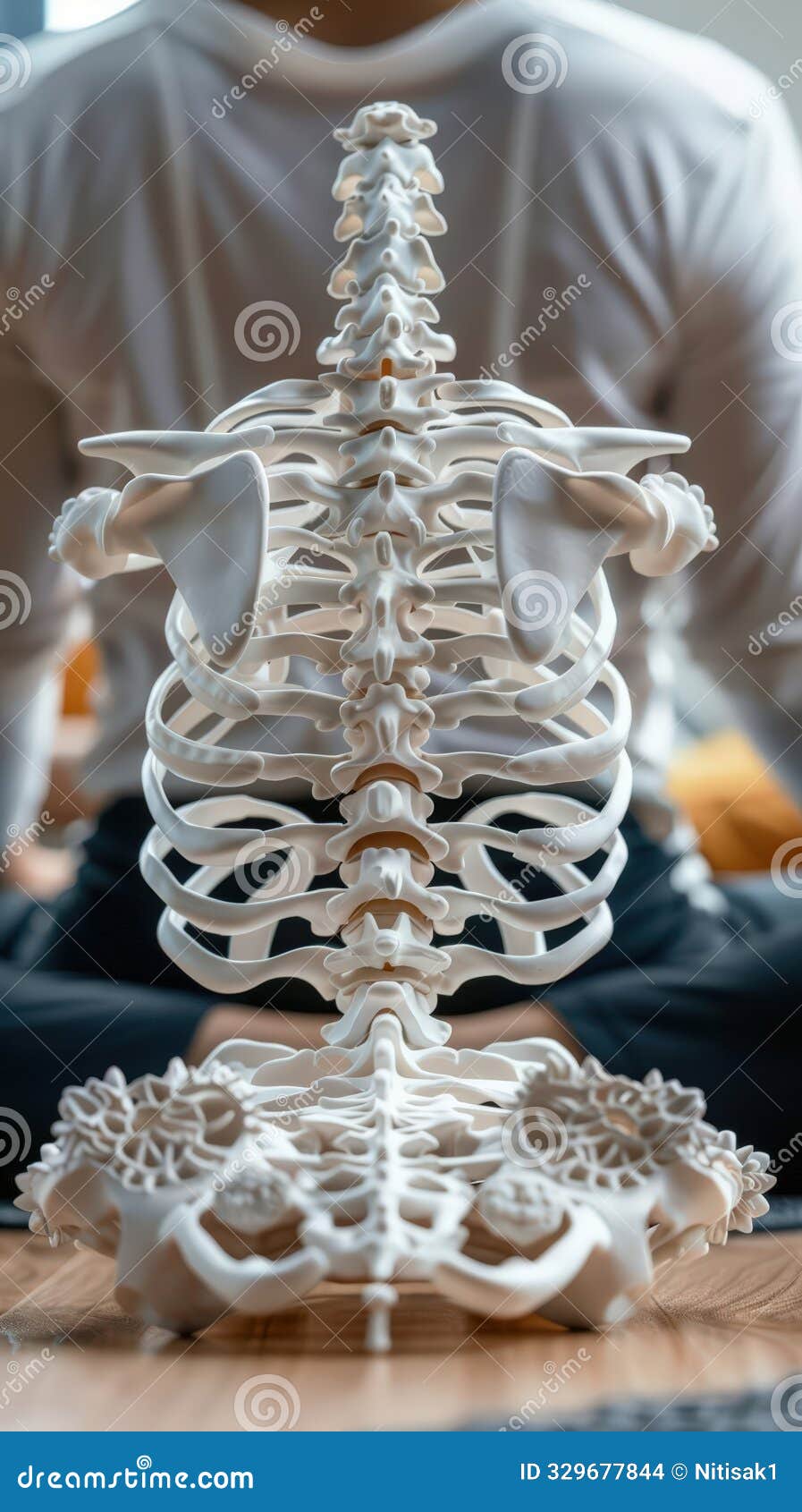 Yoga Practitioners Spine Focus on Alignment Stock Illustration ...