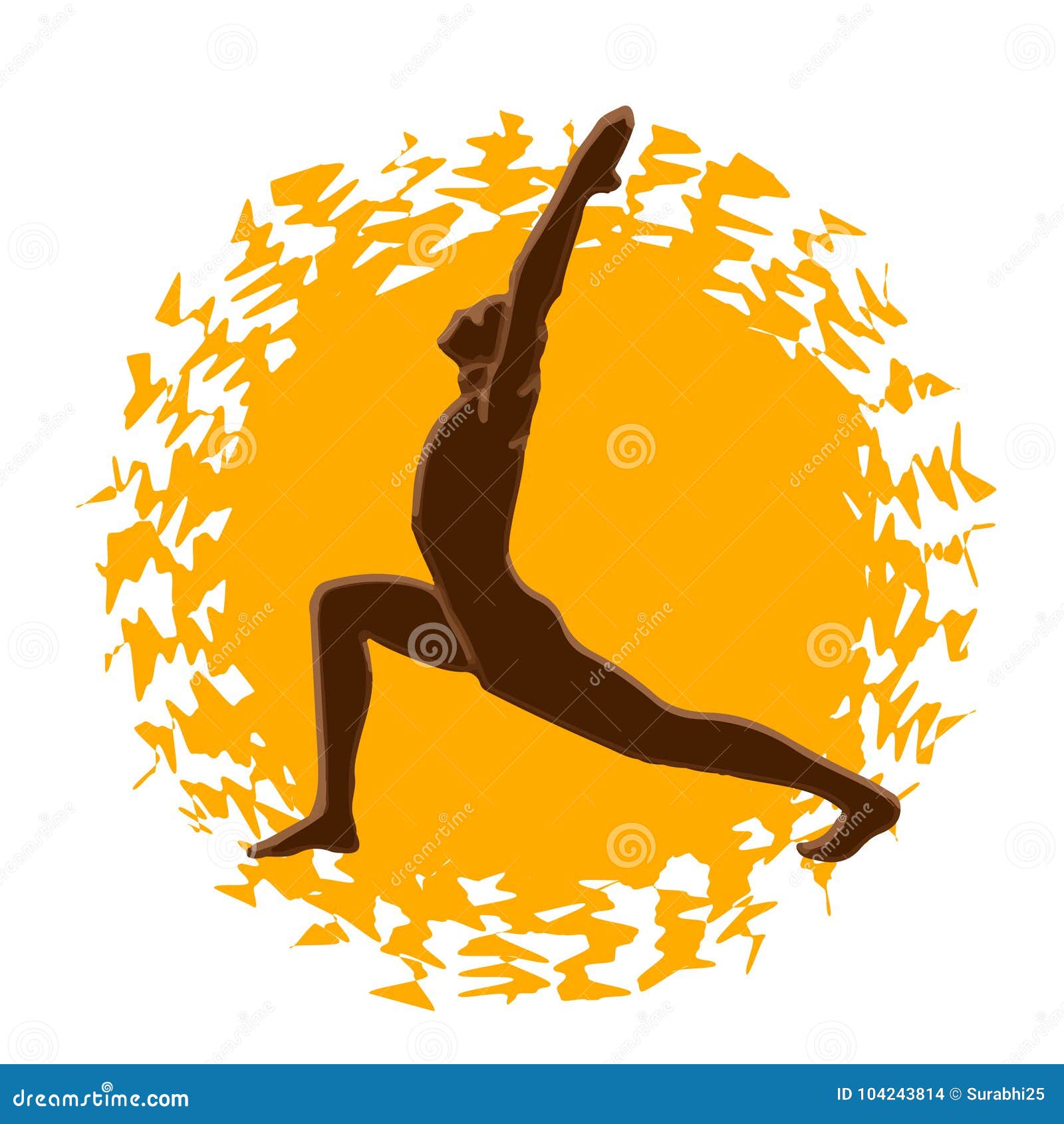 Yoga Salutation Seal Pose Cartoon Vector Illustration | CartoonDealer ...