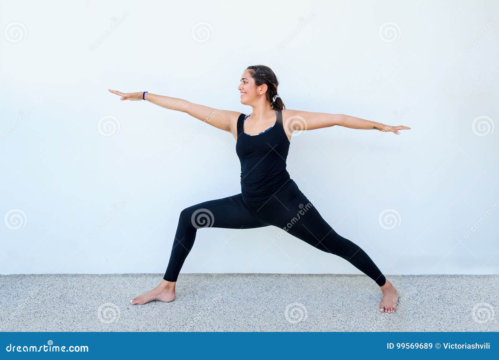 Yoga Students Showing Different Yoga Poses Stock Image - Image of ...