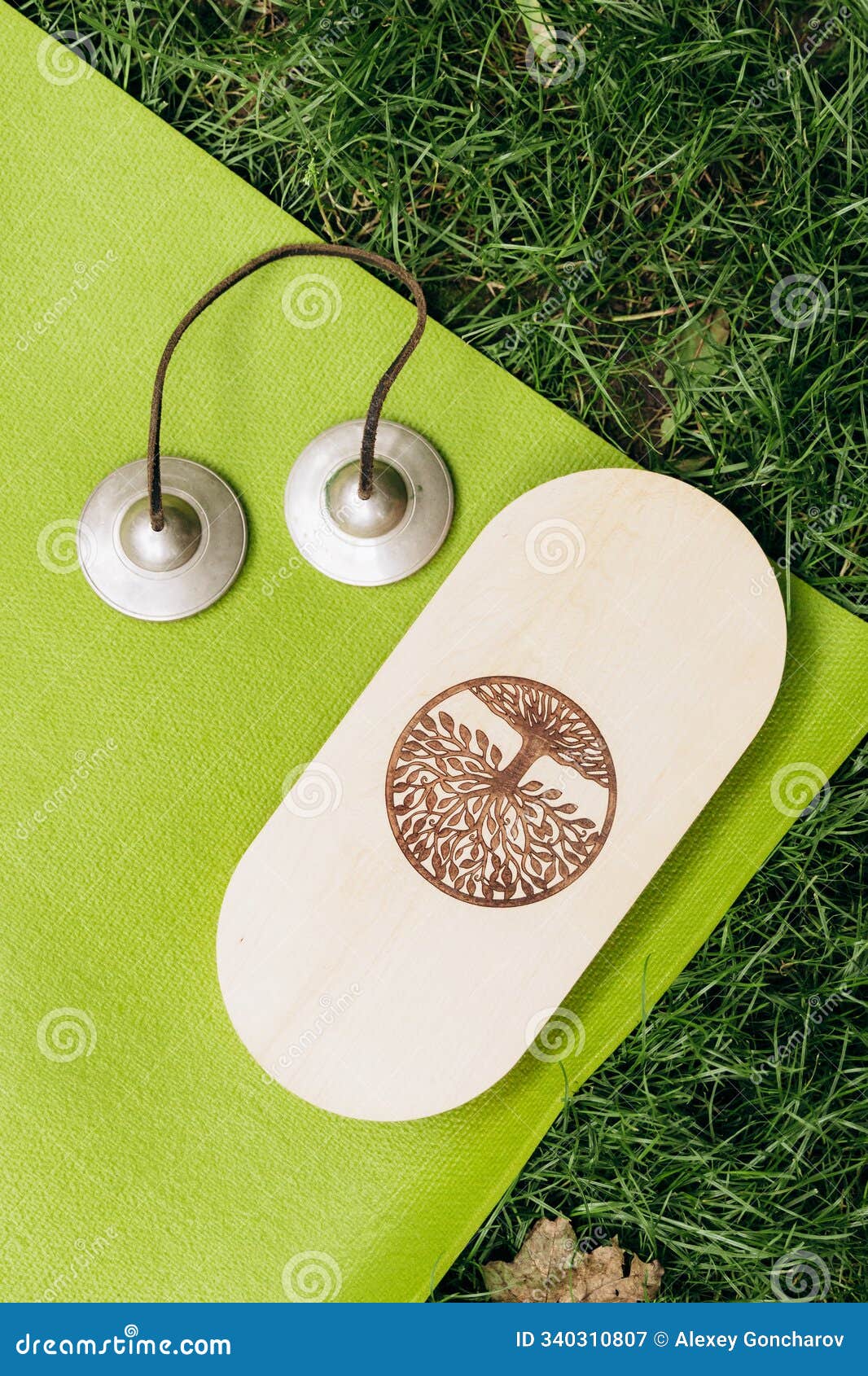 Yoga Therapy through Sadhu Boards. Stock Image - Image of object, beach ...