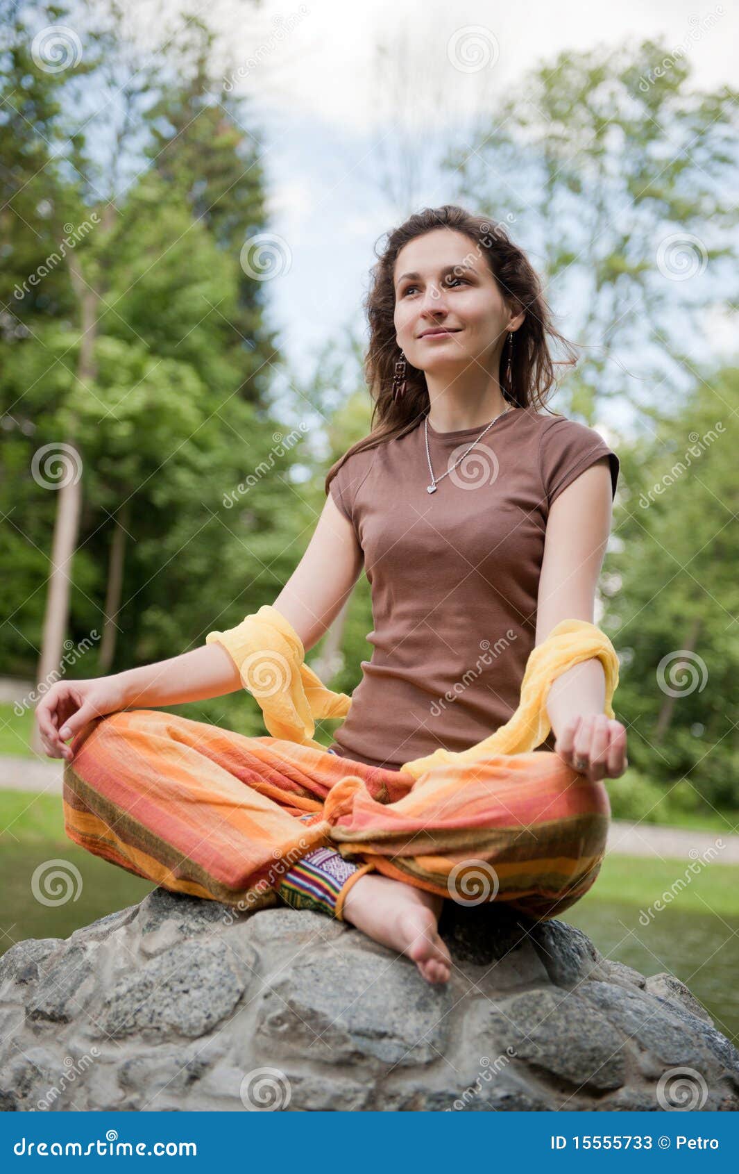 Yoga time stock image. Image of outdoor, practice, enjoy - 15555733