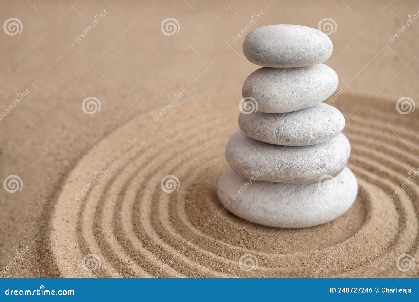 Yoga zen stones stock photo. Image of retreat, pebble - 248727246