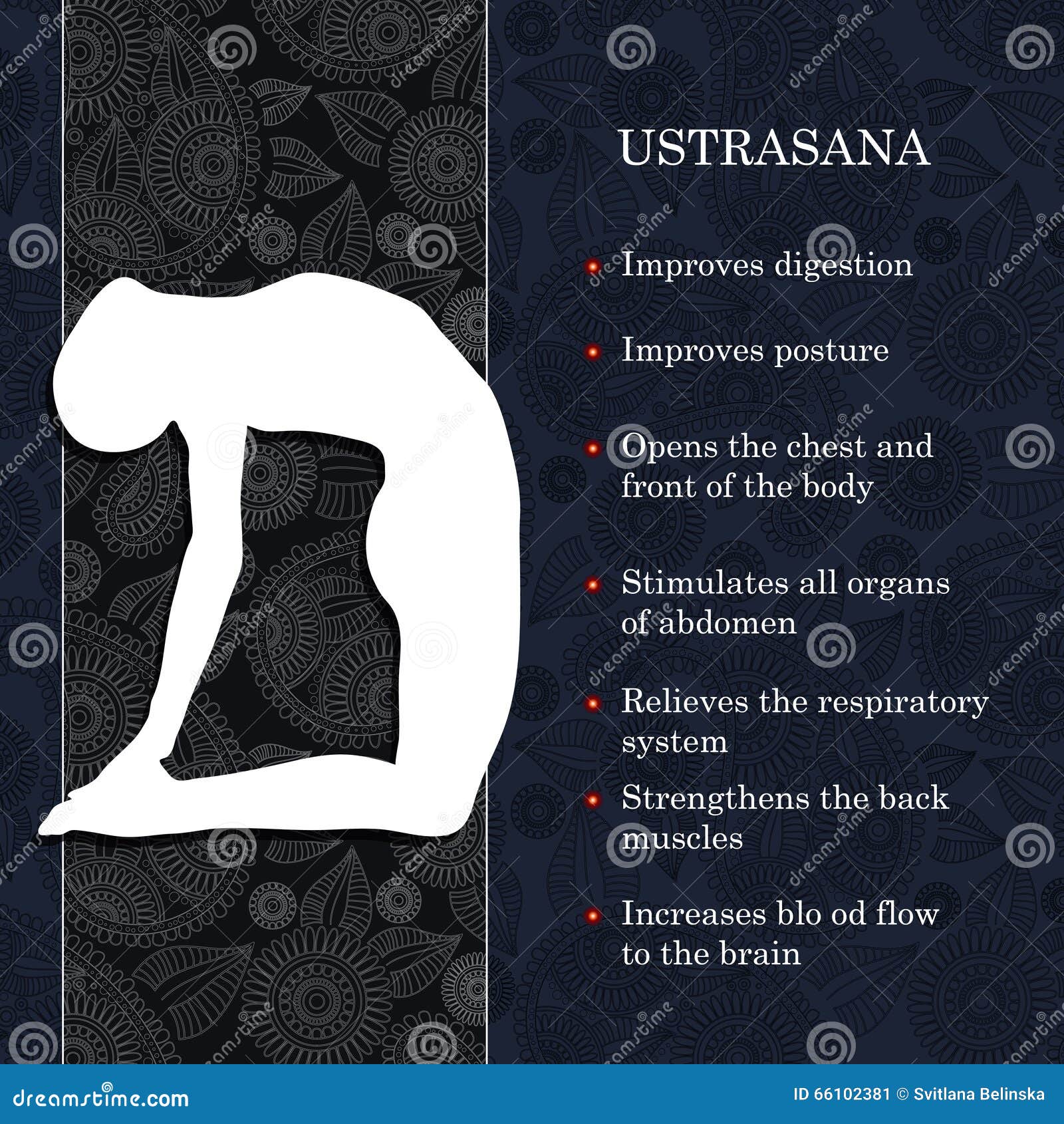 Yogahaltung Infographics, Nutzen Von Praxis Vektor Abbildung ...